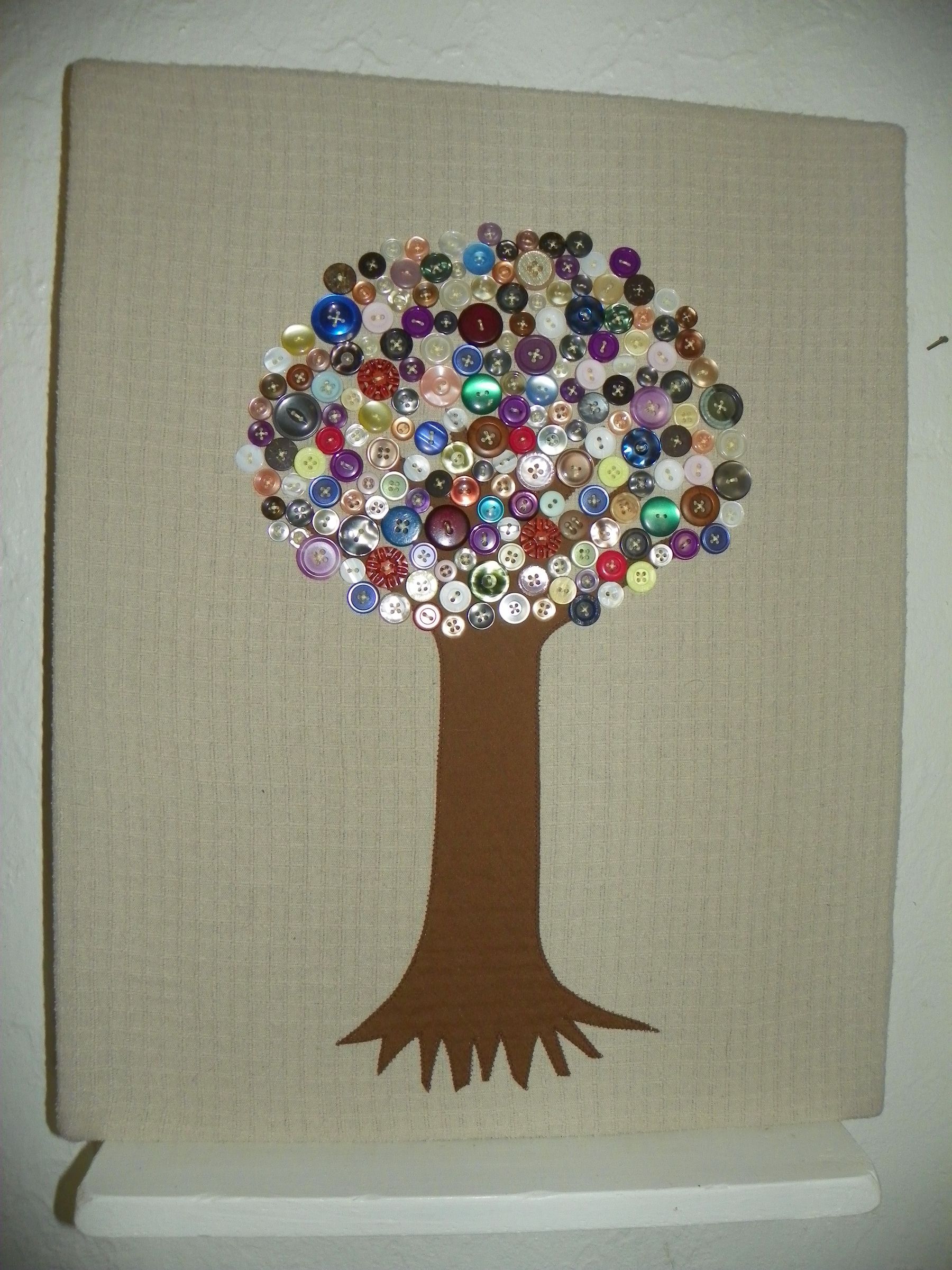 Button Tree Wall Art : 5 Steps - Instructables