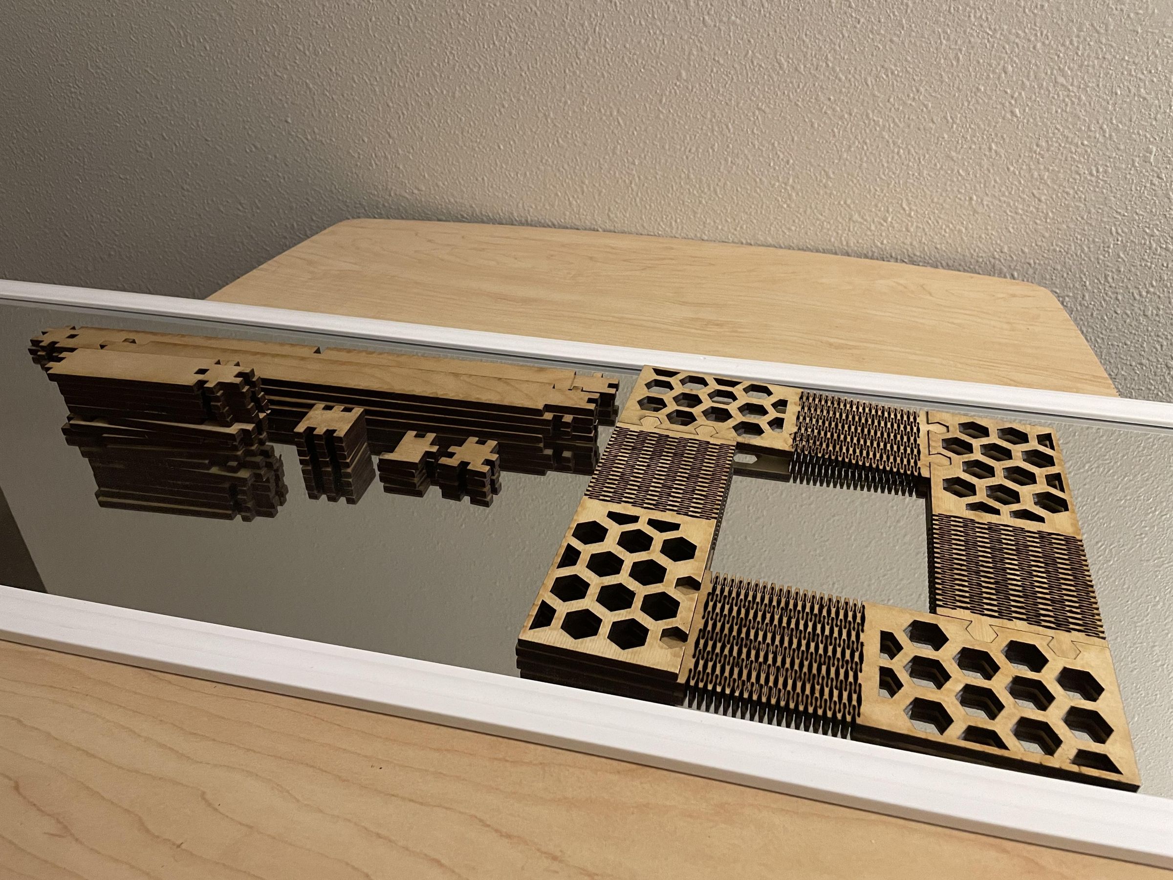 Laser Cut Living Hinge and 3d Tenon Joint Kinetic Sculpture : 3 Steps ...