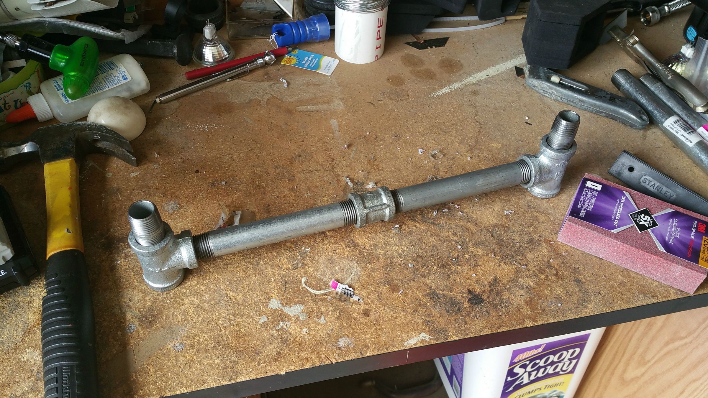 Making Your Own Custom Industrial Pipe Shelf Unit : 9 Steps (with ...