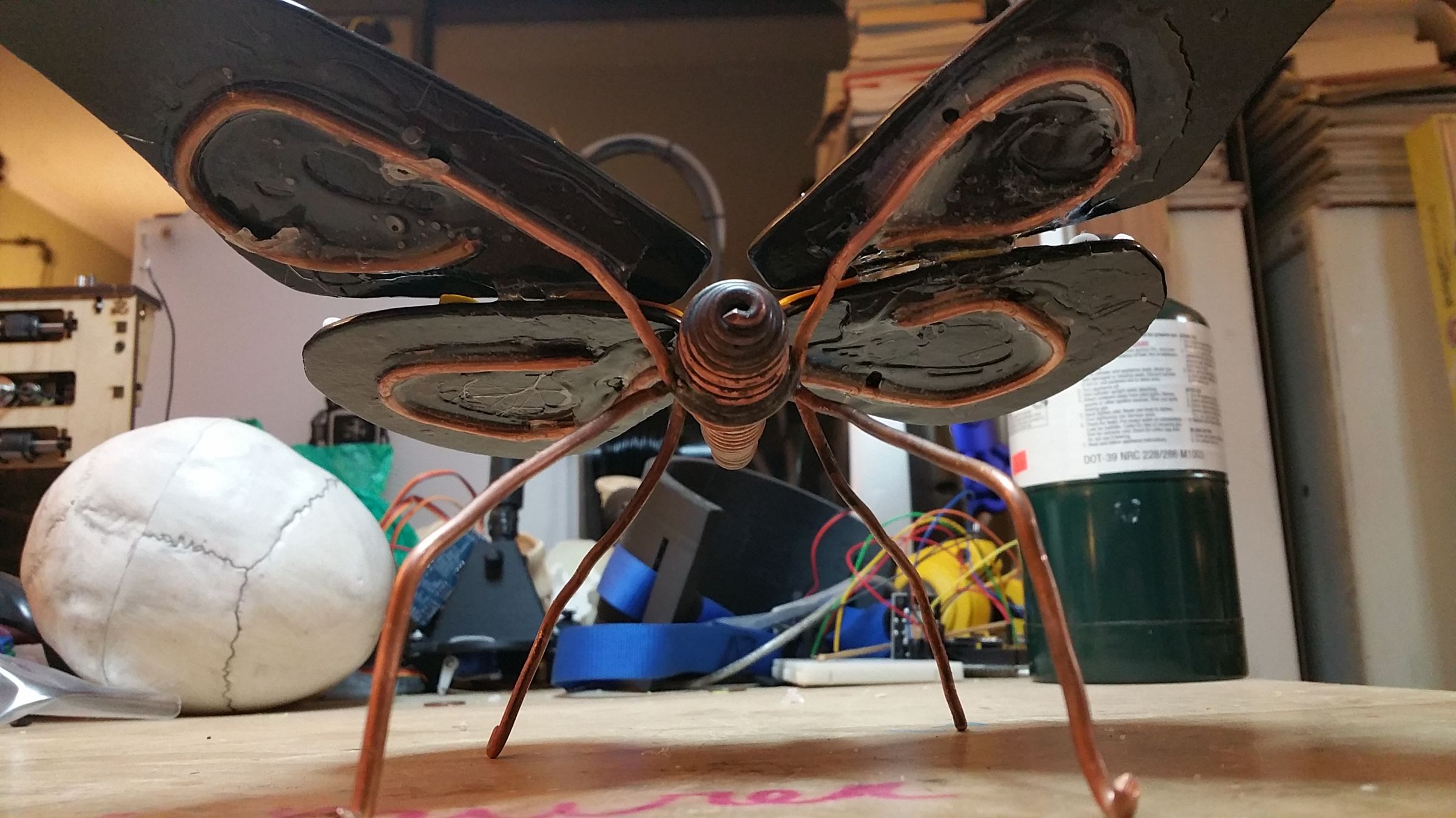 Copper Wire and Fused Glass Butterfly : 5 Steps (with Pictures ...