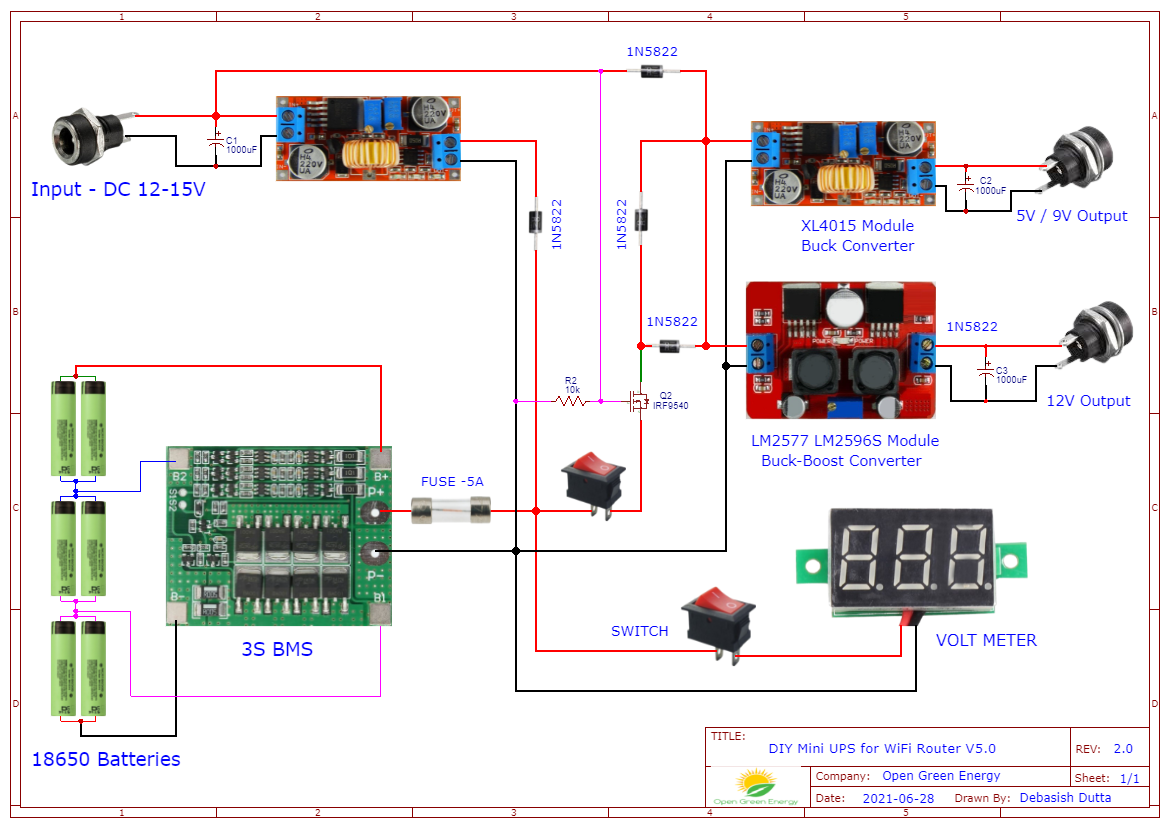 DIY Mini UPS for WiFi Router V5.0 : 18 Steps (with Pictures ...