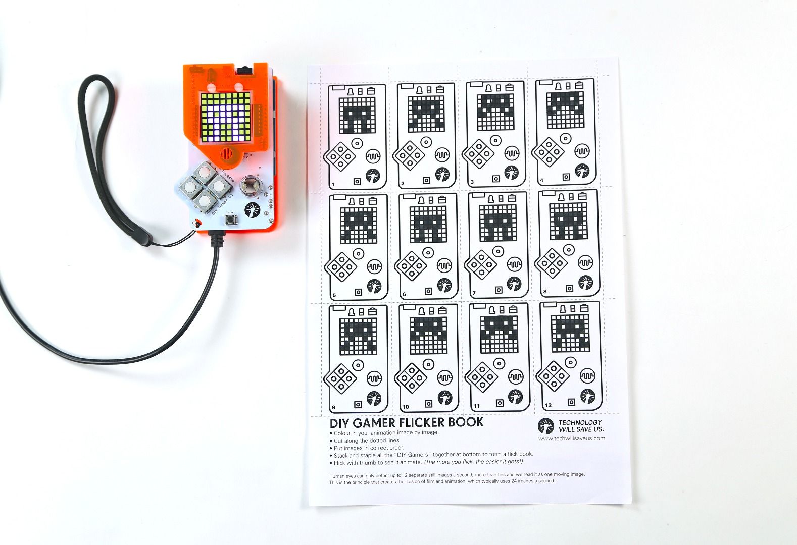 DIY Gamer Flicker Book : 8 Steps (with Pictures) - Instructables