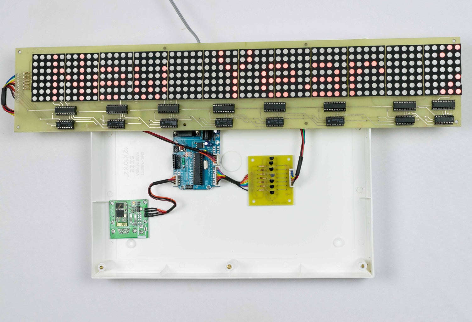 Arduino Based Moving Message Display Using Bluetooth Instructables