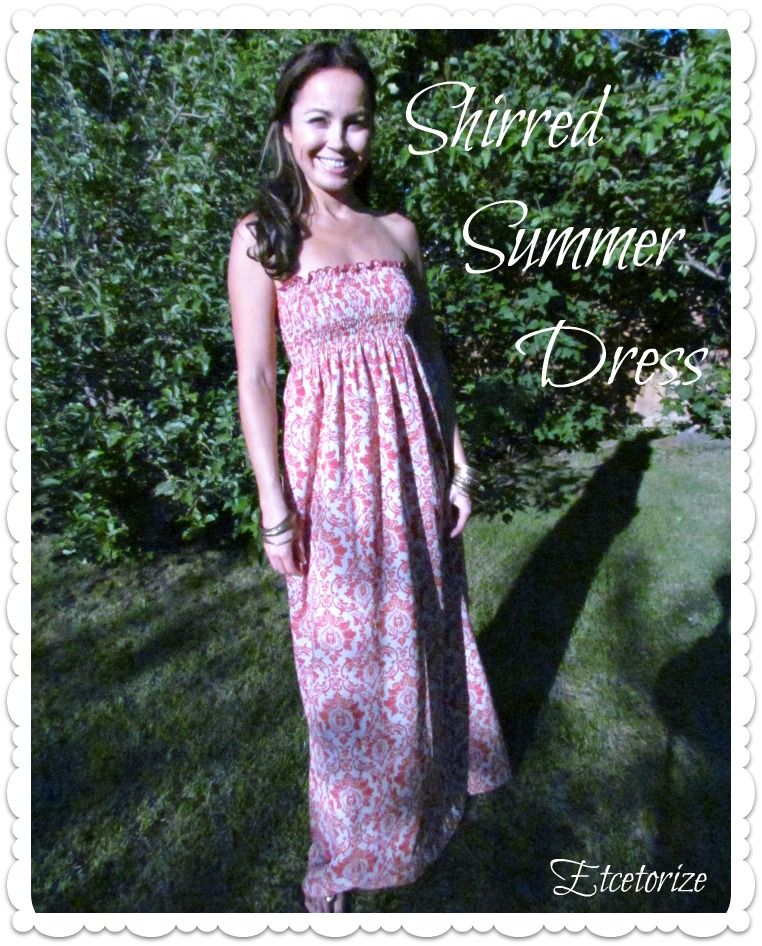 Shirred Summer Dress : 10 Steps (with Pictures) - Instructables