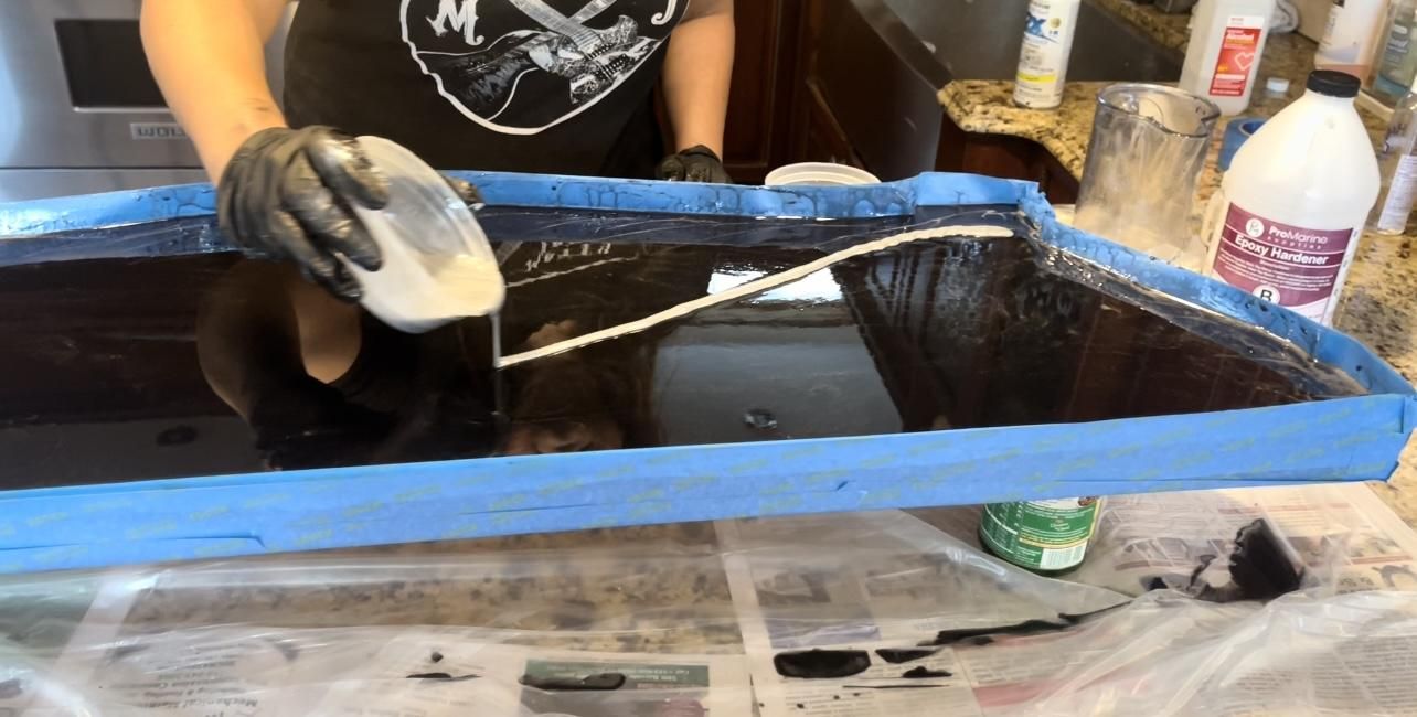 DIY Epoxy Pour Tabletop : 8 Steps (with Pictures) - Instructables