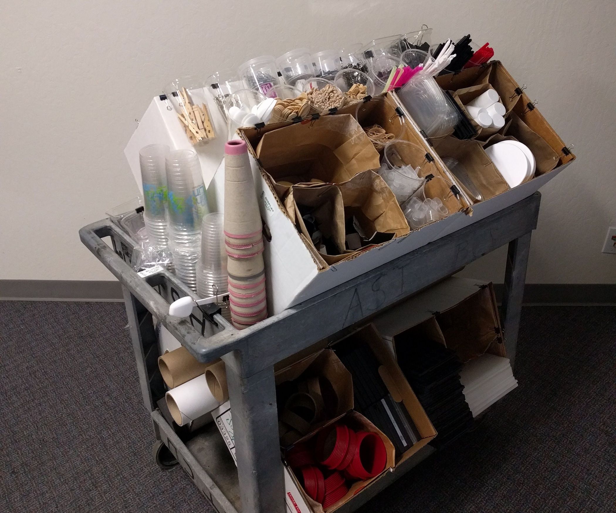 Portable Makerspace Supply Cart : 8 Steps (with Pictures) - Instructables