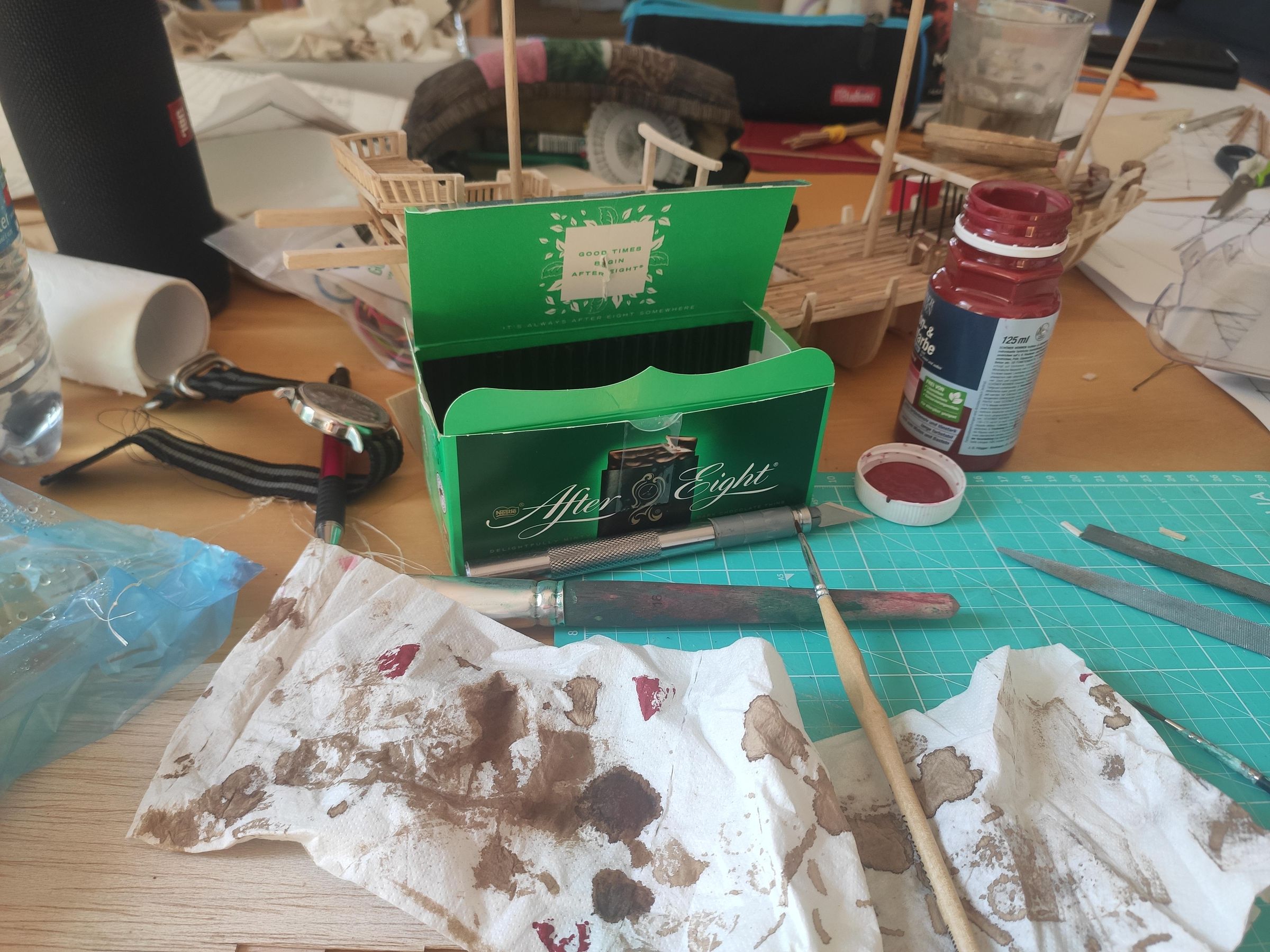 Made a Chinese Pirate Junk Ship Out of Balsa Wood : 11 Steps (with ...