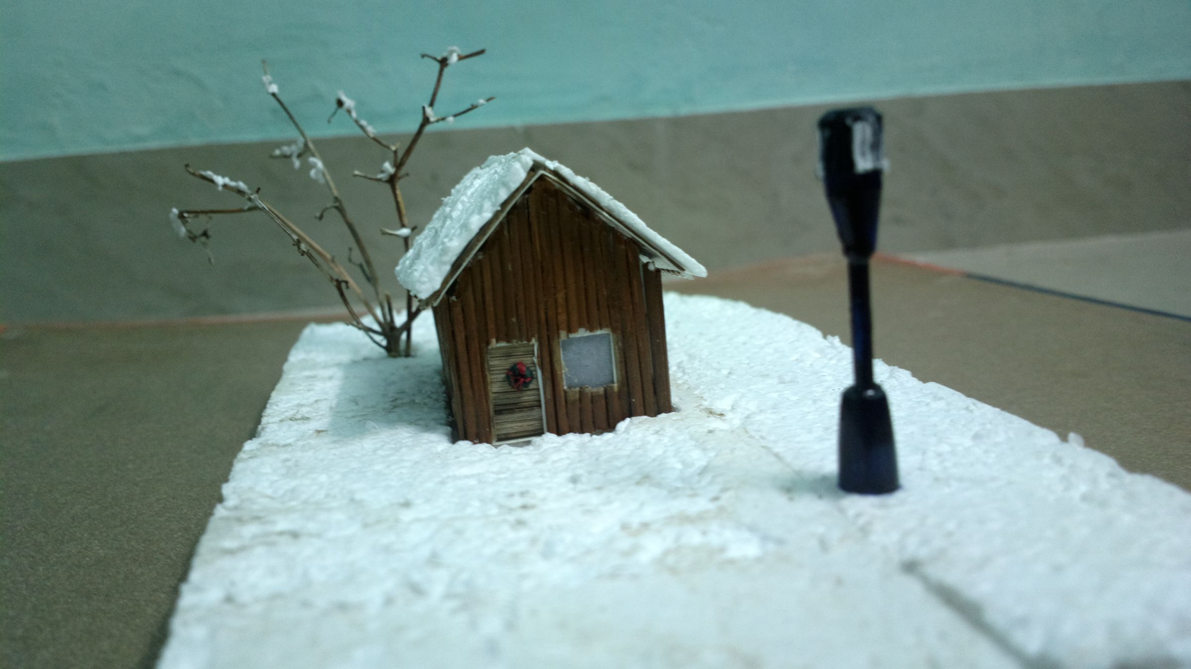 Miniature Cabin With Coconut Midrib and Card Board : 8 Steps ...