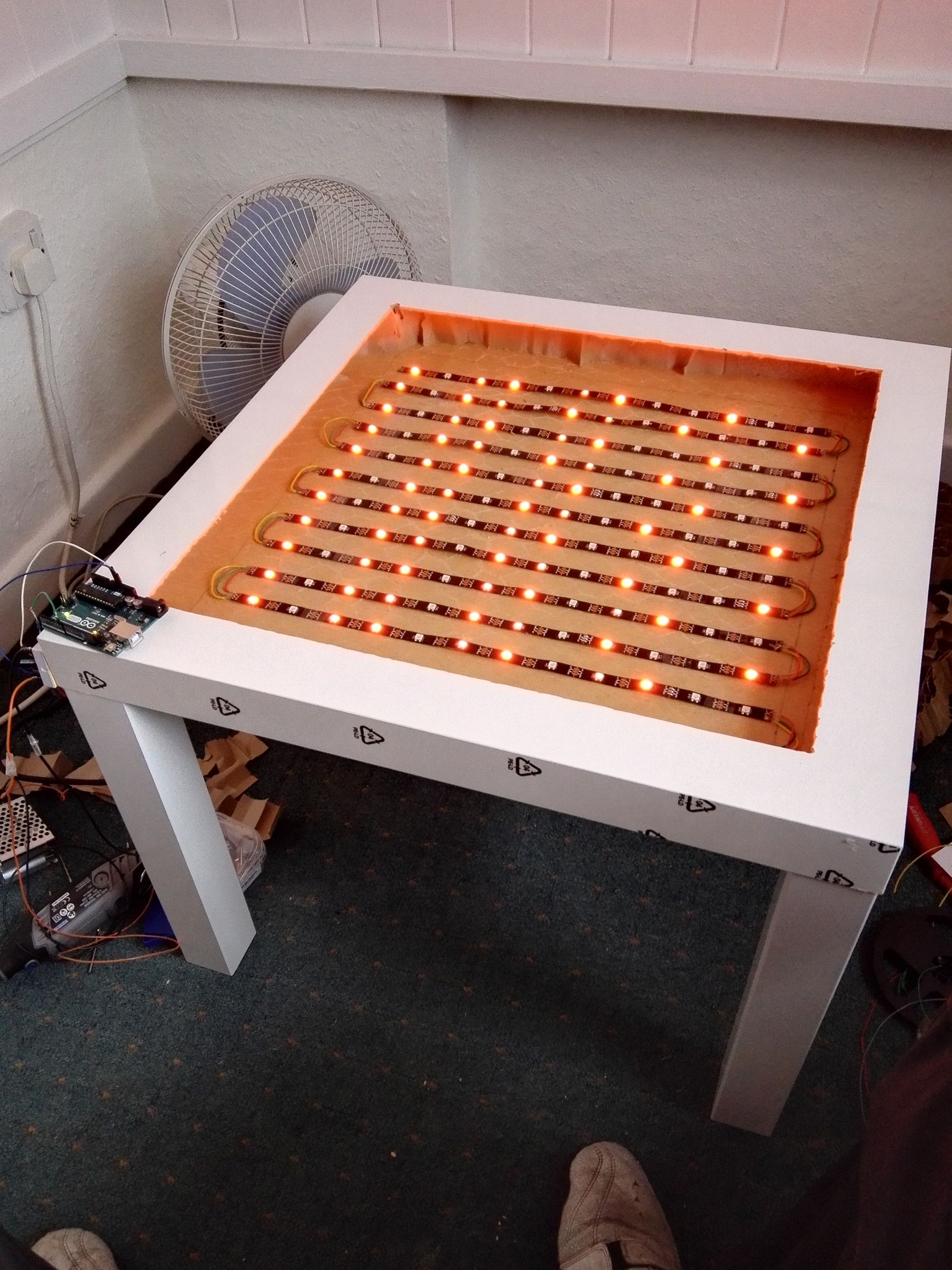 Bluetooth Controlled Arduino LED Coffee Table : 10 Steps (with Pictures ...