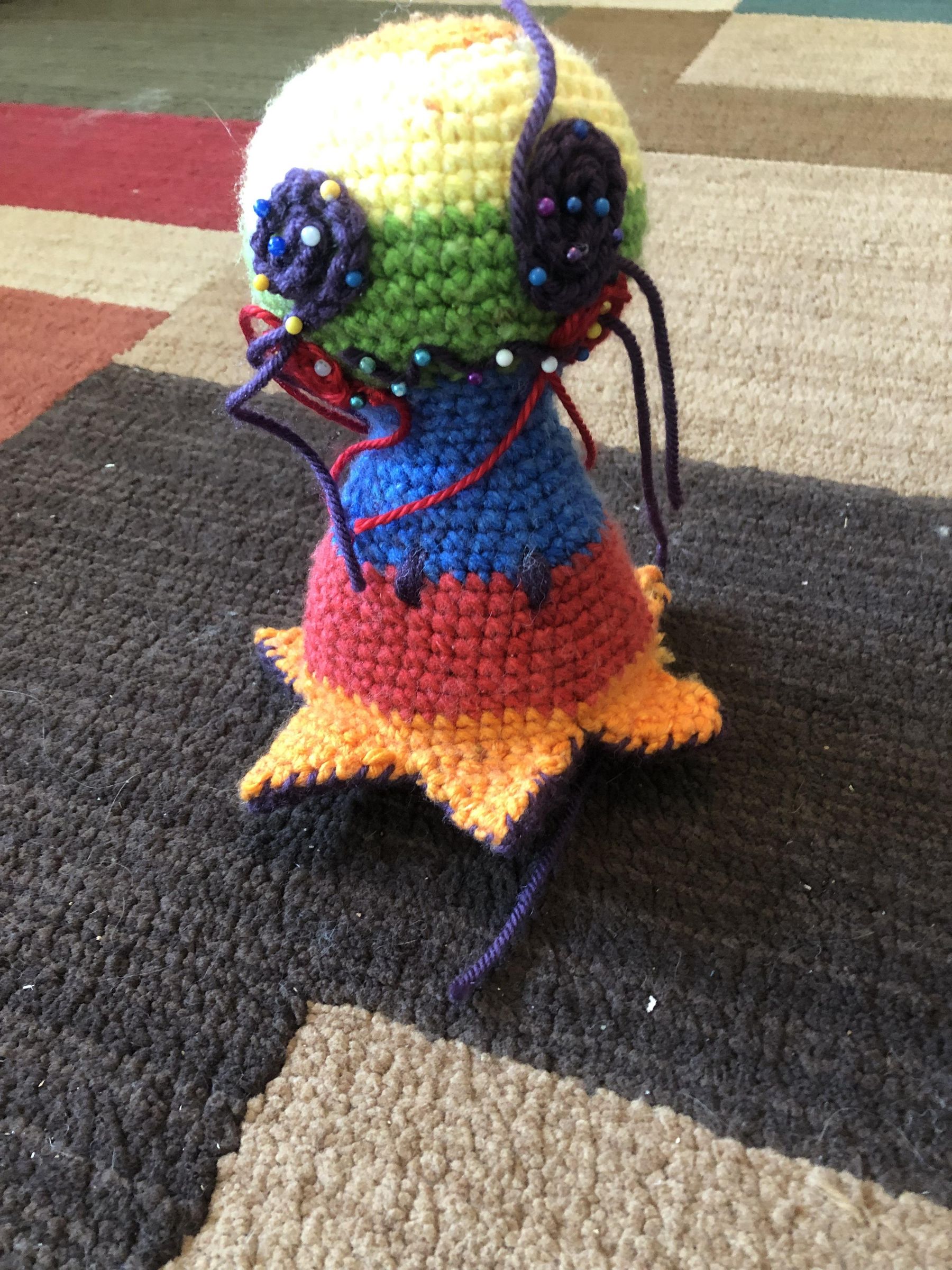 Rainbow Mimikyu! Free Crochet Pattern : 7 Steps (with Pictures ...