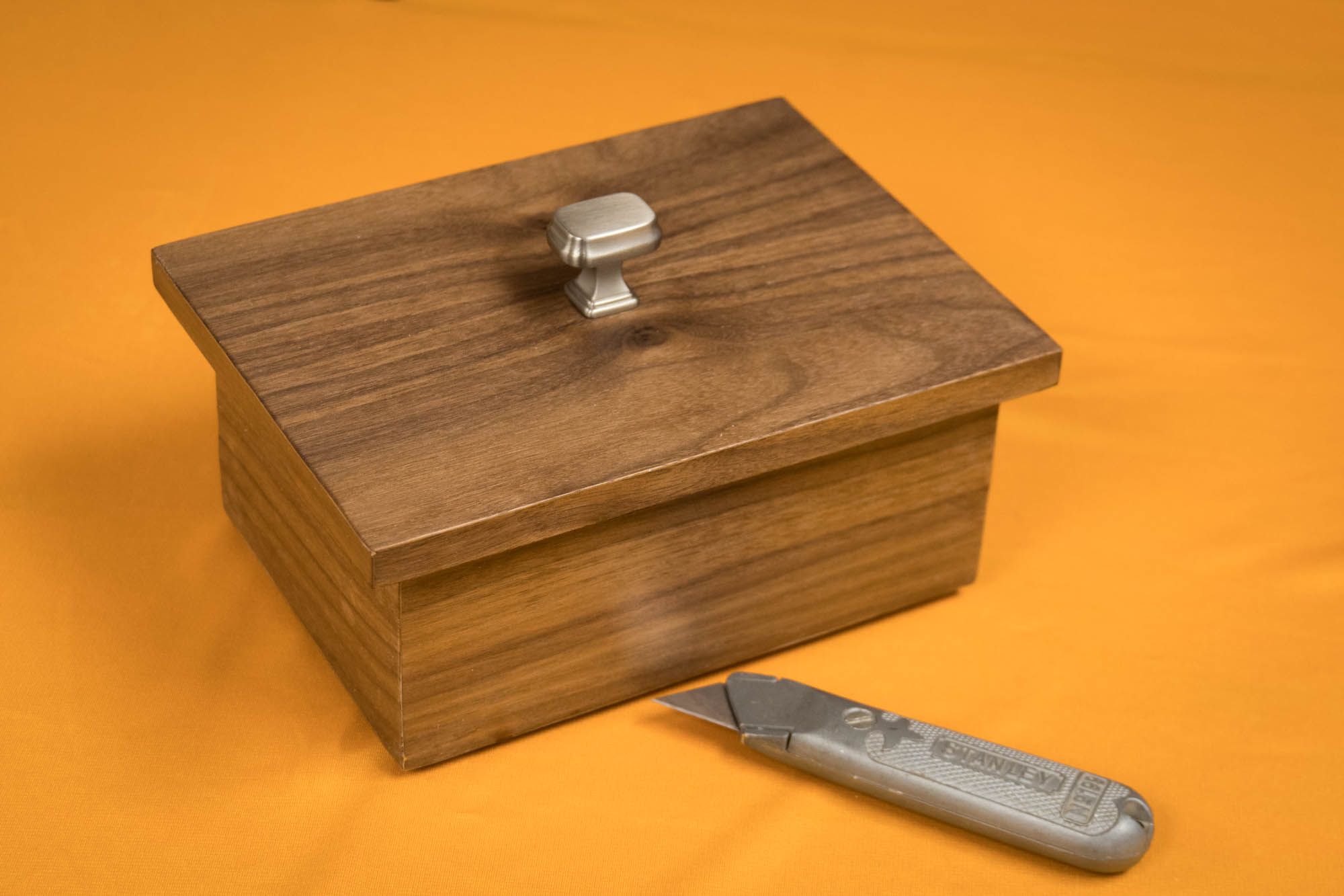 Walnut Box Made With Utility Knife! : 12 Steps (with Pictures ...