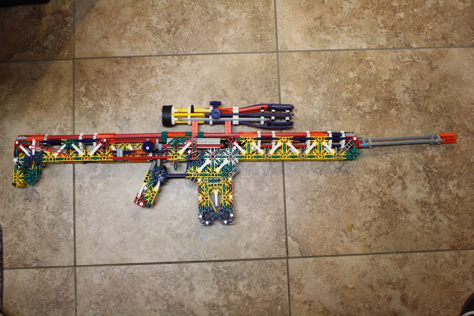 K'nex Bolt Action Sniper : 4 Steps - Instructables