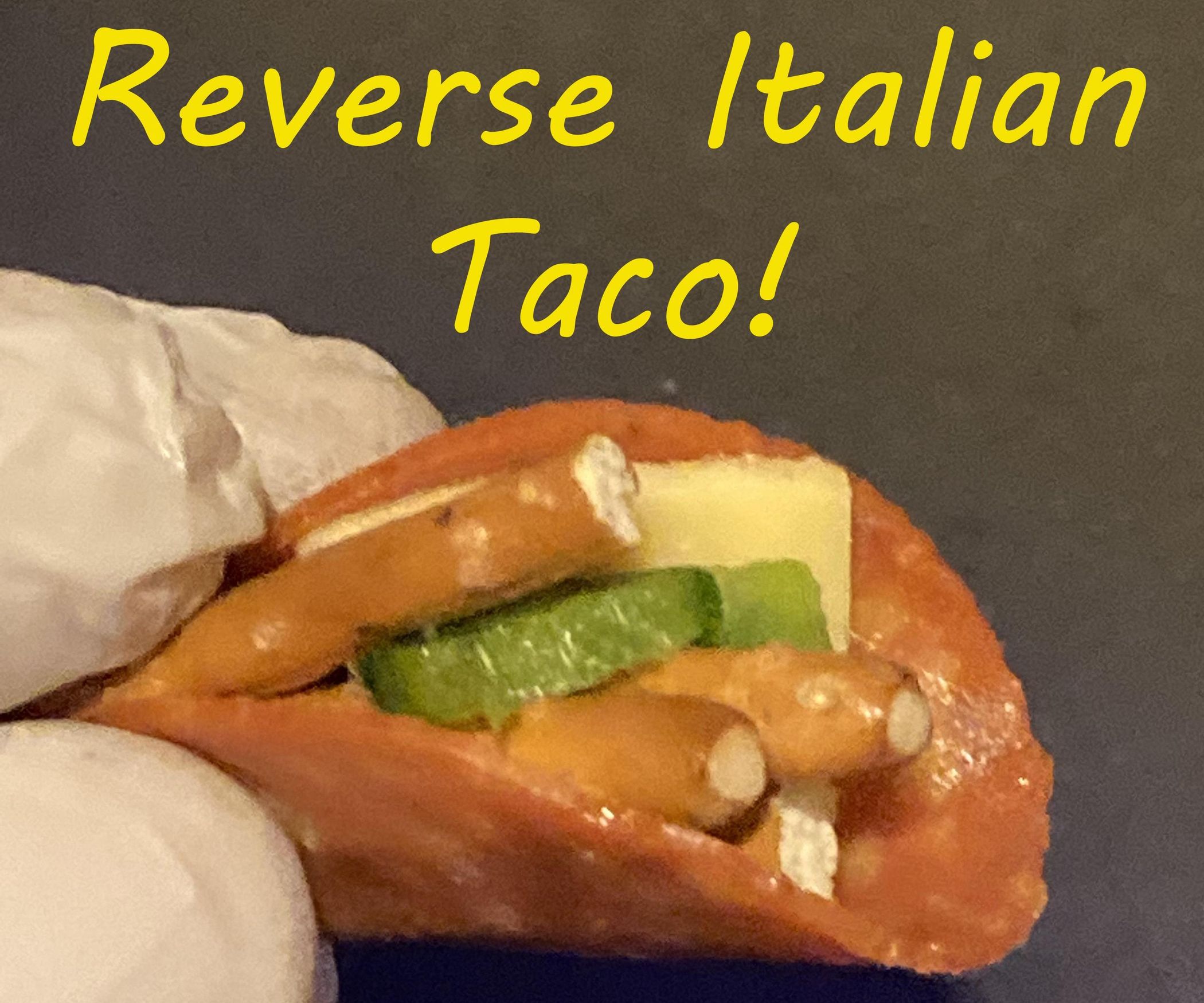 Reverse Italian Taco : 4 Steps - Instructables