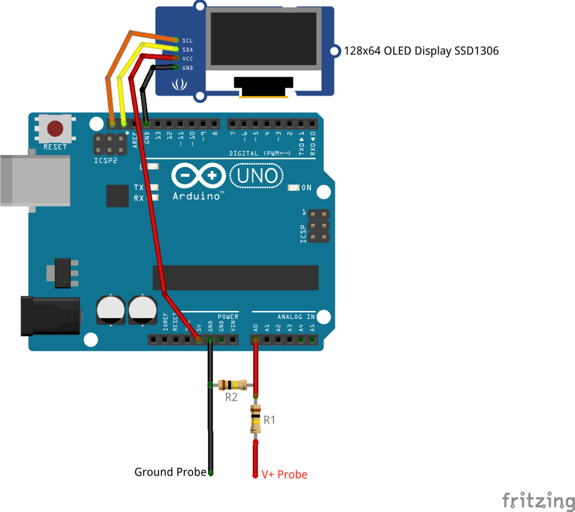 Arduino Voltmeter Prototype 4 Steps With Pictures Instructables