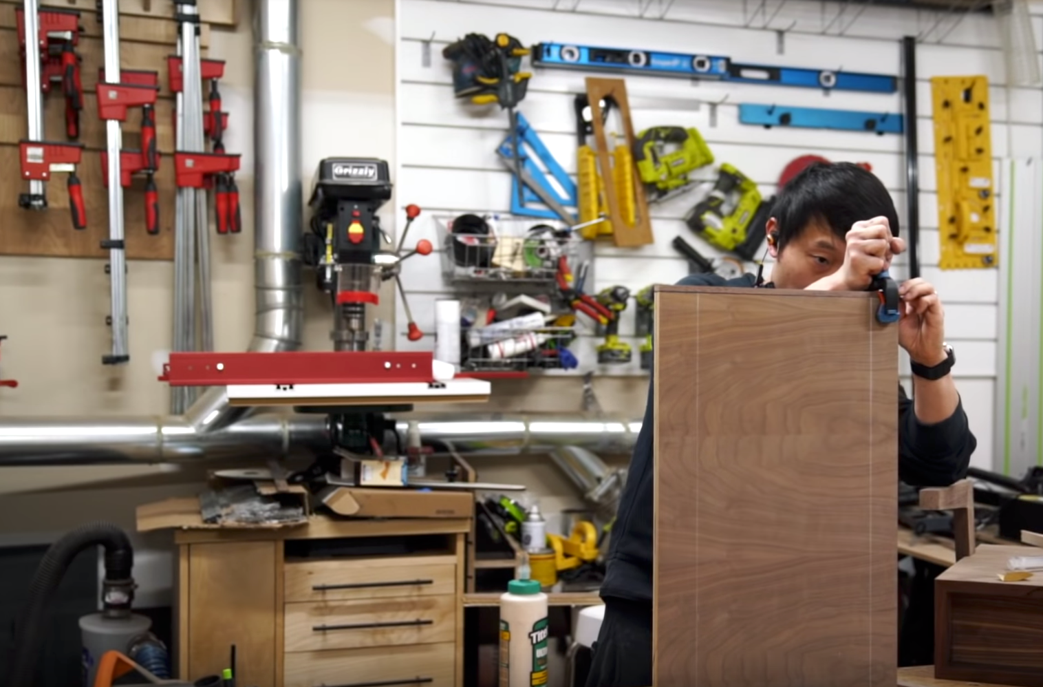 Modern Nightstand / Bedside Table With Cable Management System ...