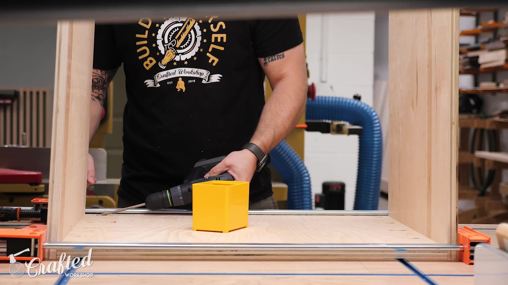 How to Build a DIY Flip Top Tool Stand Workstation // Woodworking Shop ...