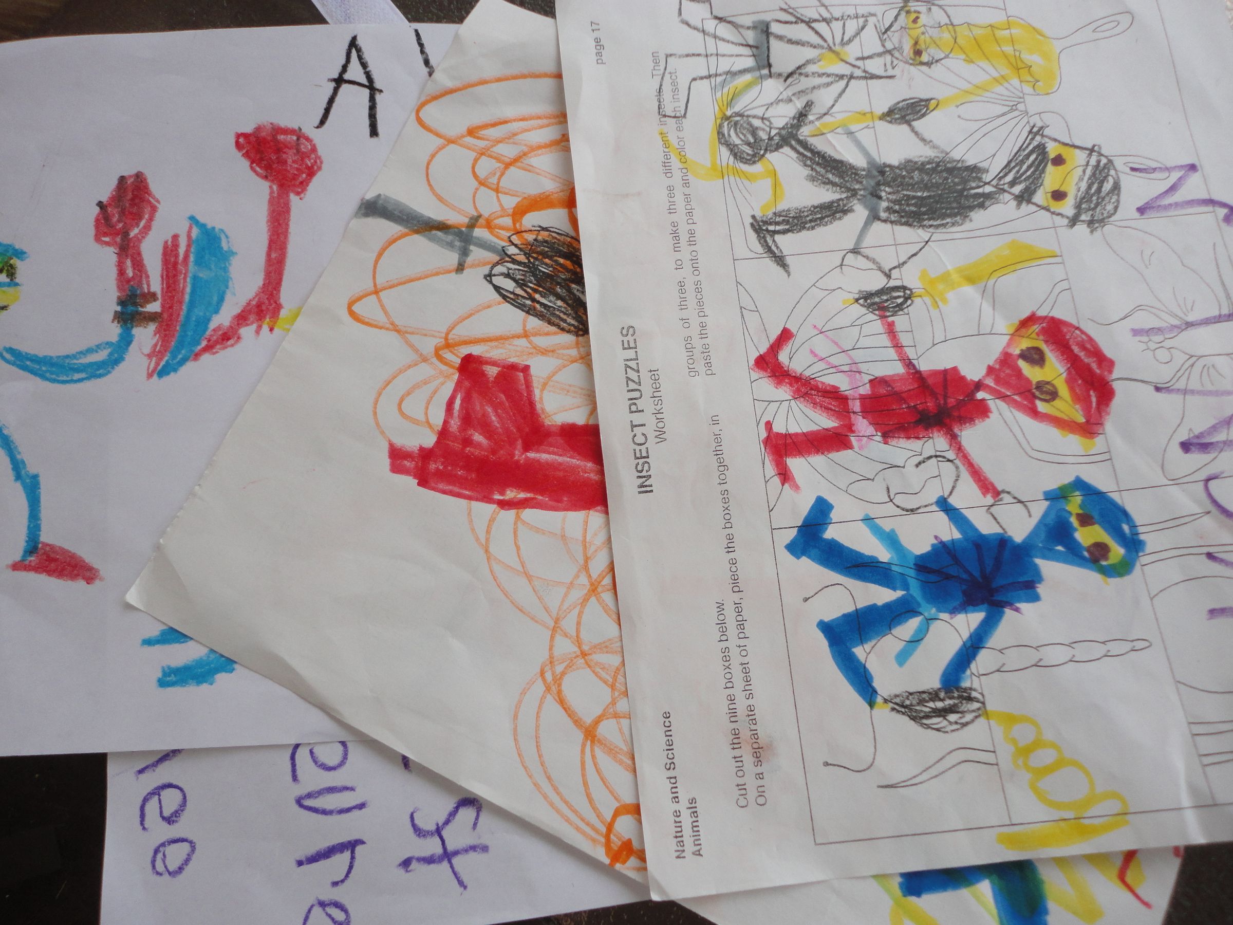 Make a Keepsake Book of Your Child's Artwork : 5 Steps (with Pictures ...