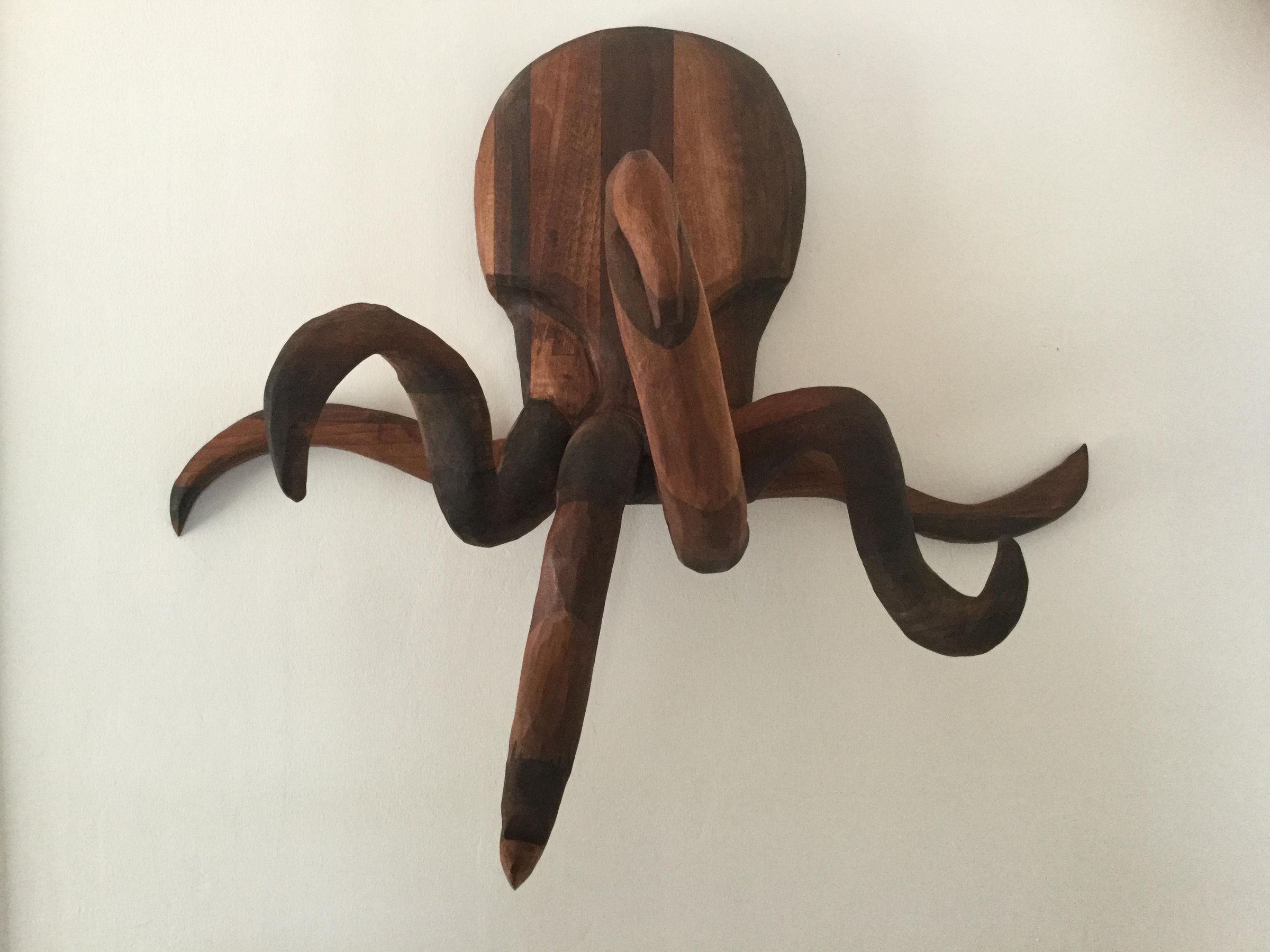 Octopus Coat Rack - Carved From Walnut : 11 Steps (with Pictures ...