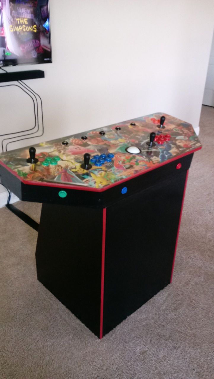 4-Player Pedestal Arcade Cabinet for MAME : 32 Steps (with Pictures ...