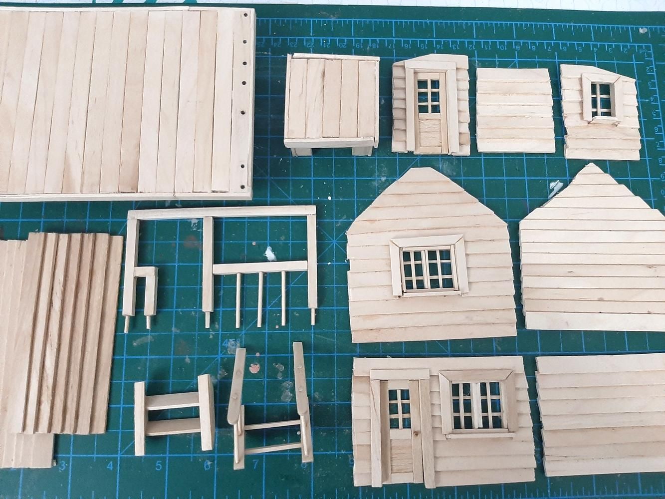 Western Wooden House Using Popsicle Stick : 3 Steps (with Pictures ...