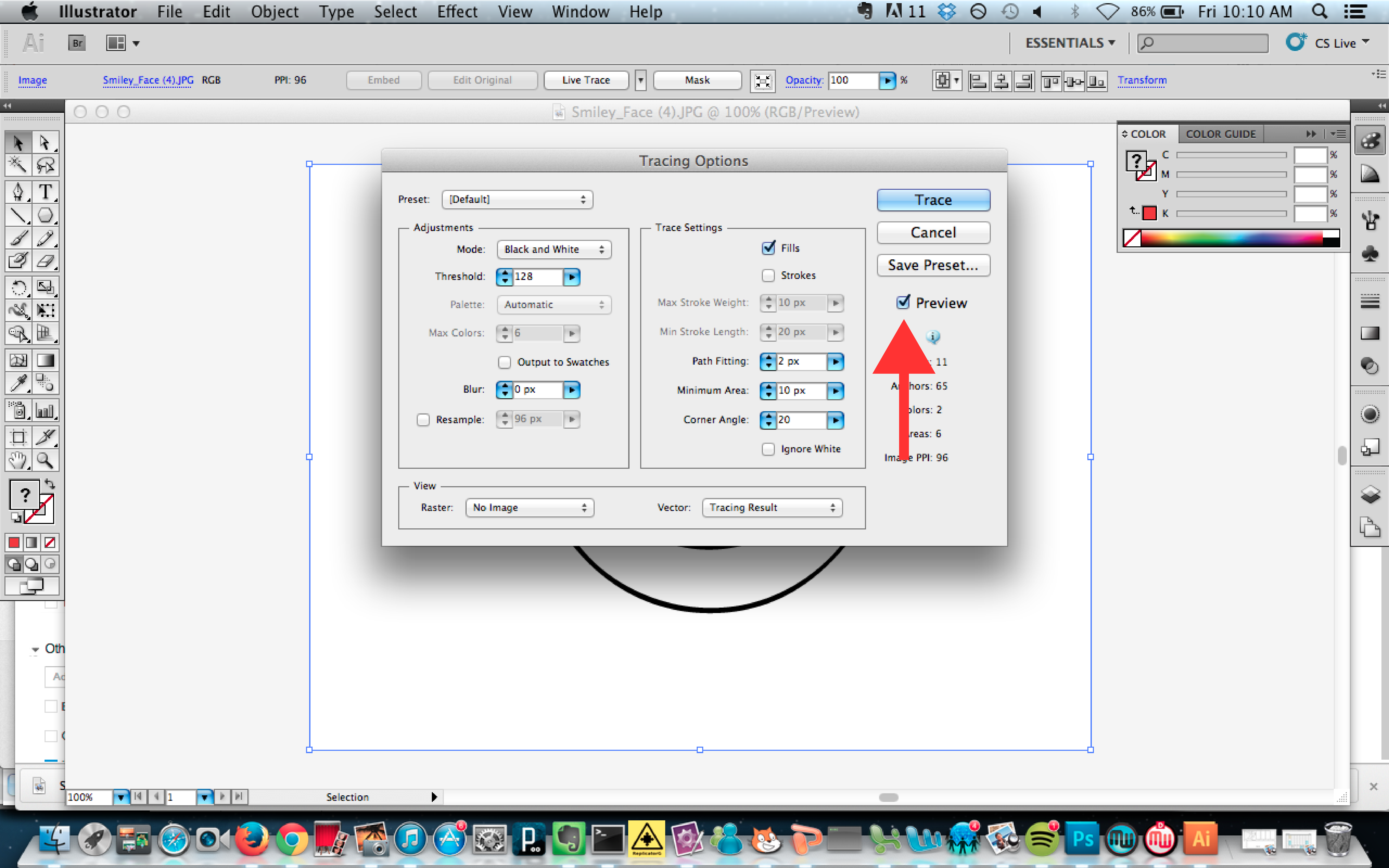 Turning a Pixel Image Into a Vector Image Using Adobe Illustrator CS5 ...