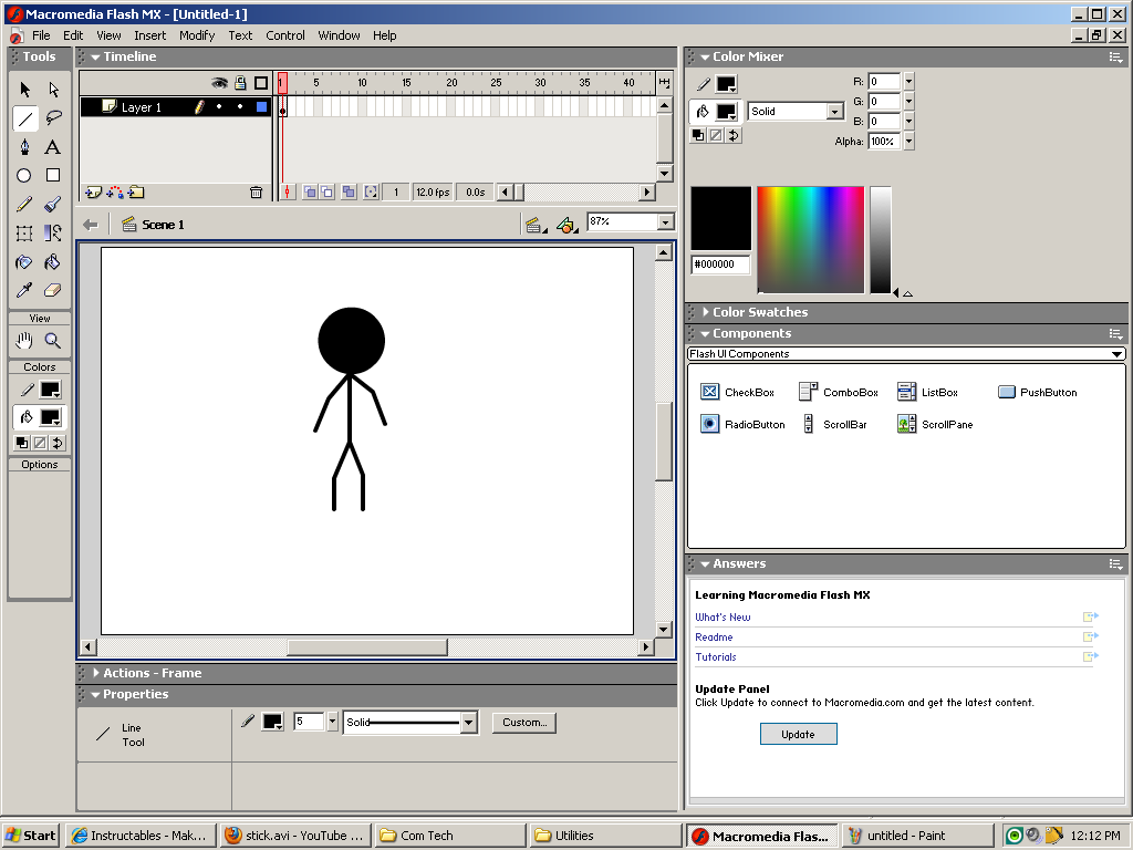 How to Make a Simple Flash Animation : 3 Steps - Instructables