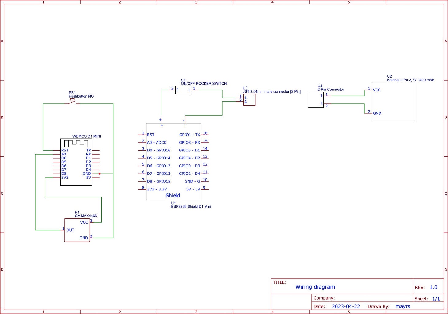 Knock Knock An Arduino Doorbell Telegram Notifier 9 Steps With