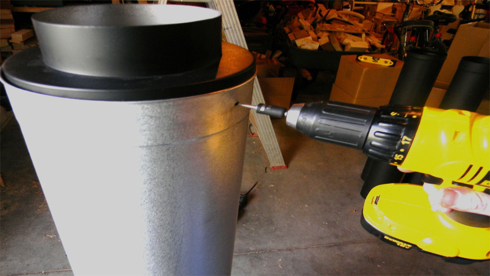 Chimney Pipe Installation for Wood Stove Through a Flat Ceiling : 8 ...