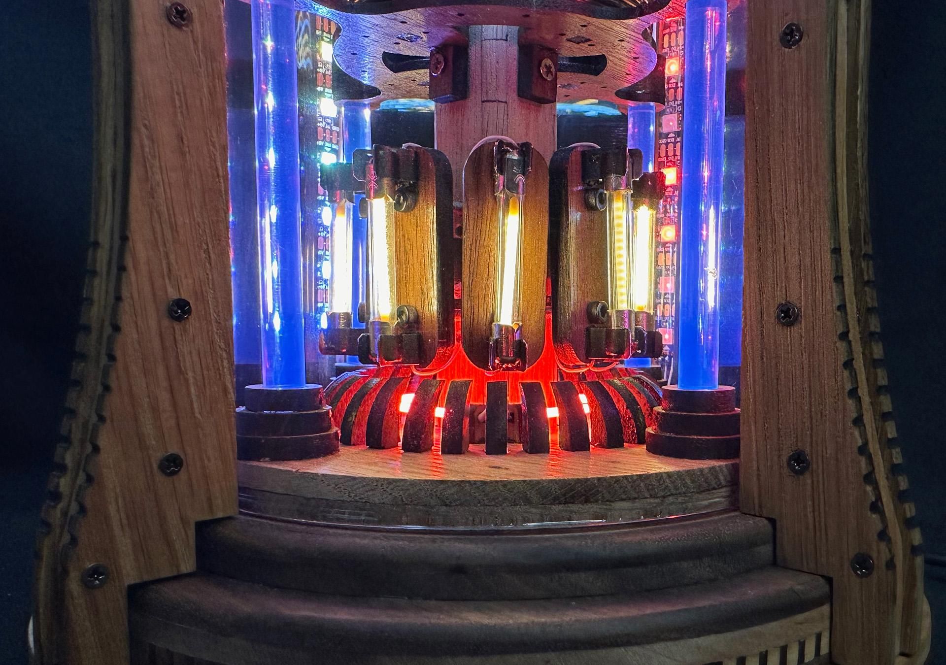 Wooden Reactor Simulator: Nightlight, Desk Lamp, Sound Simulation and ...