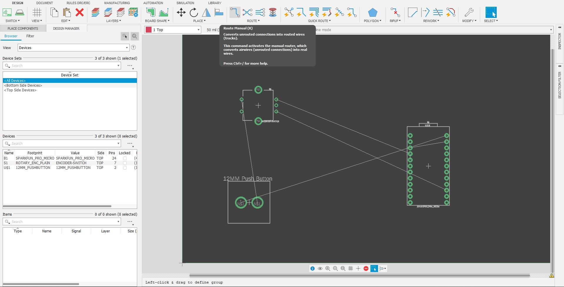 How to Design a Button Box Housing With Schematic and PCB : 7 Steps ...