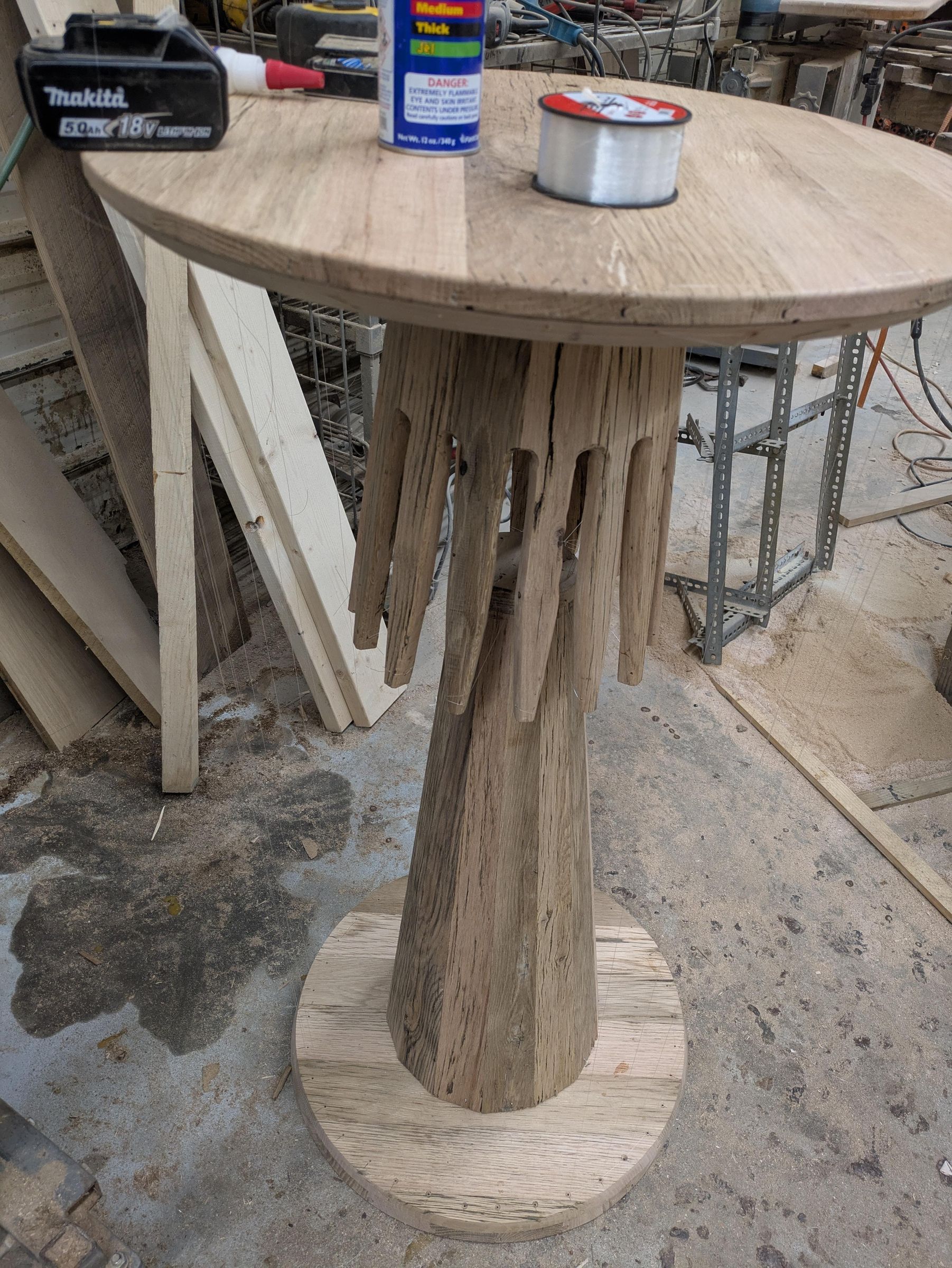 Conical Base Floating Table : 6 Steps - Instructables