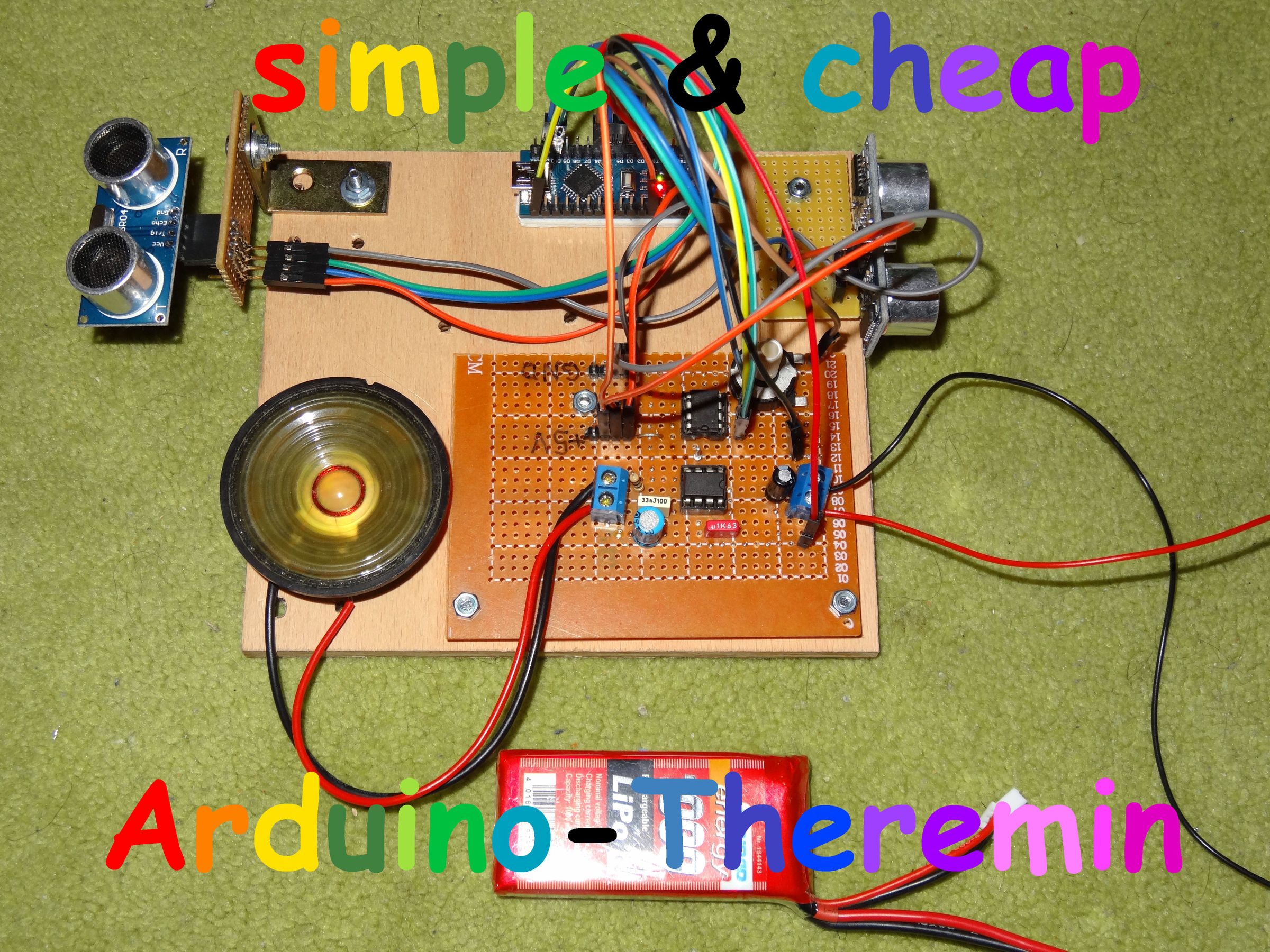 Arduino Theremin With Variable Pitch and Volume : 3 Steps (with ...