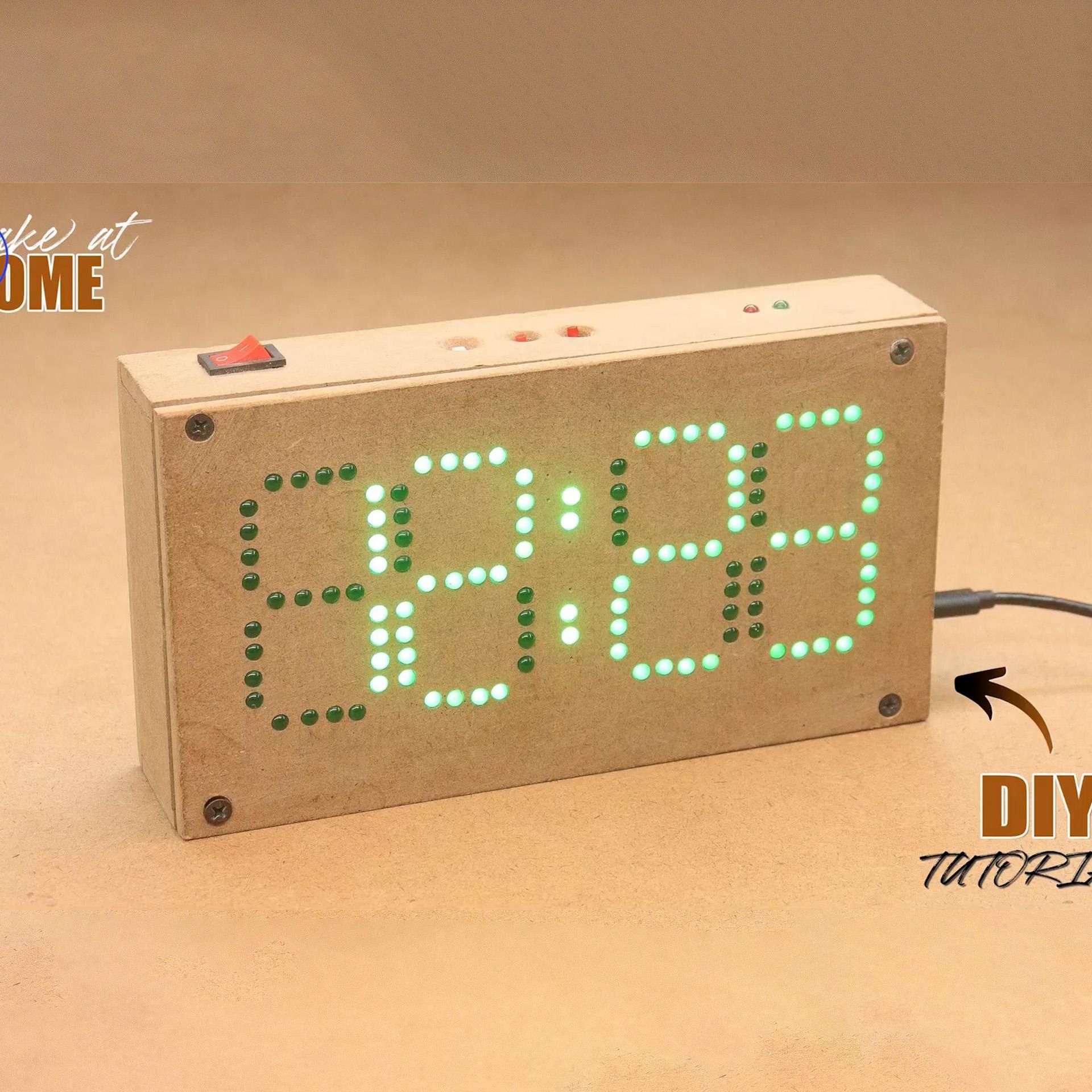 How to Make a Digital Clock at Home Using Arduino & RTC Module - Auto ...