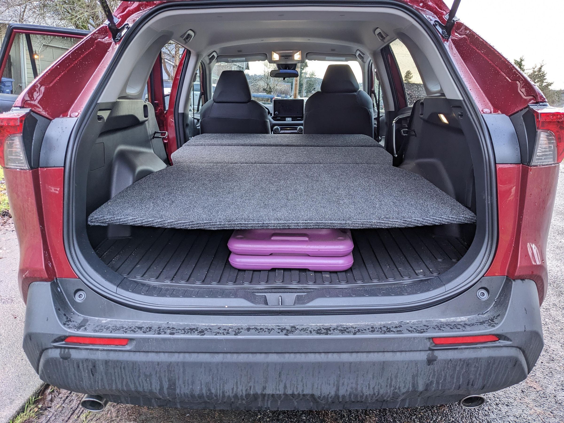 RAV4 Car Camping Platform With Folding Legs : 5 Steps (with Pictures ...