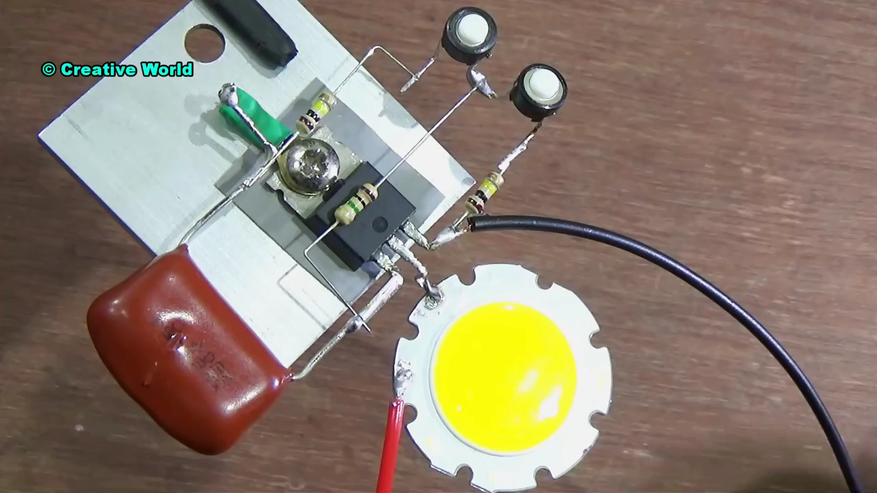 DIY Ideas With Mosfet - LED Brightness Controller With Push Switch ...