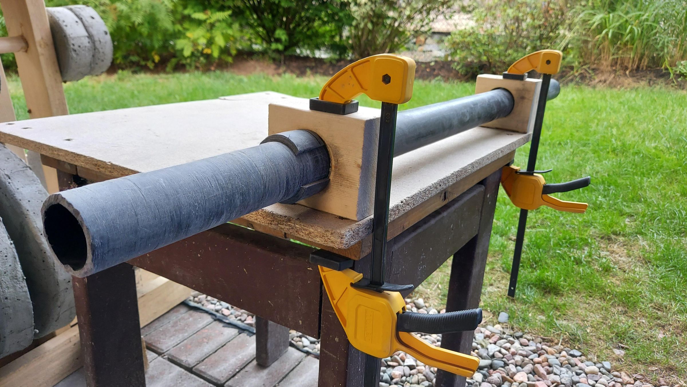 How to Make Olympic Concrete Weight Plates Homemade Guide : 5 Steps ...