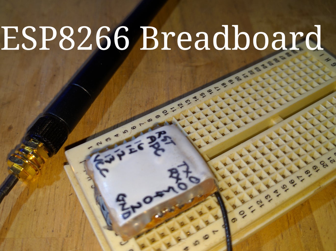 Esp8266 Breadboard 4 Steps With Pictures Instructables