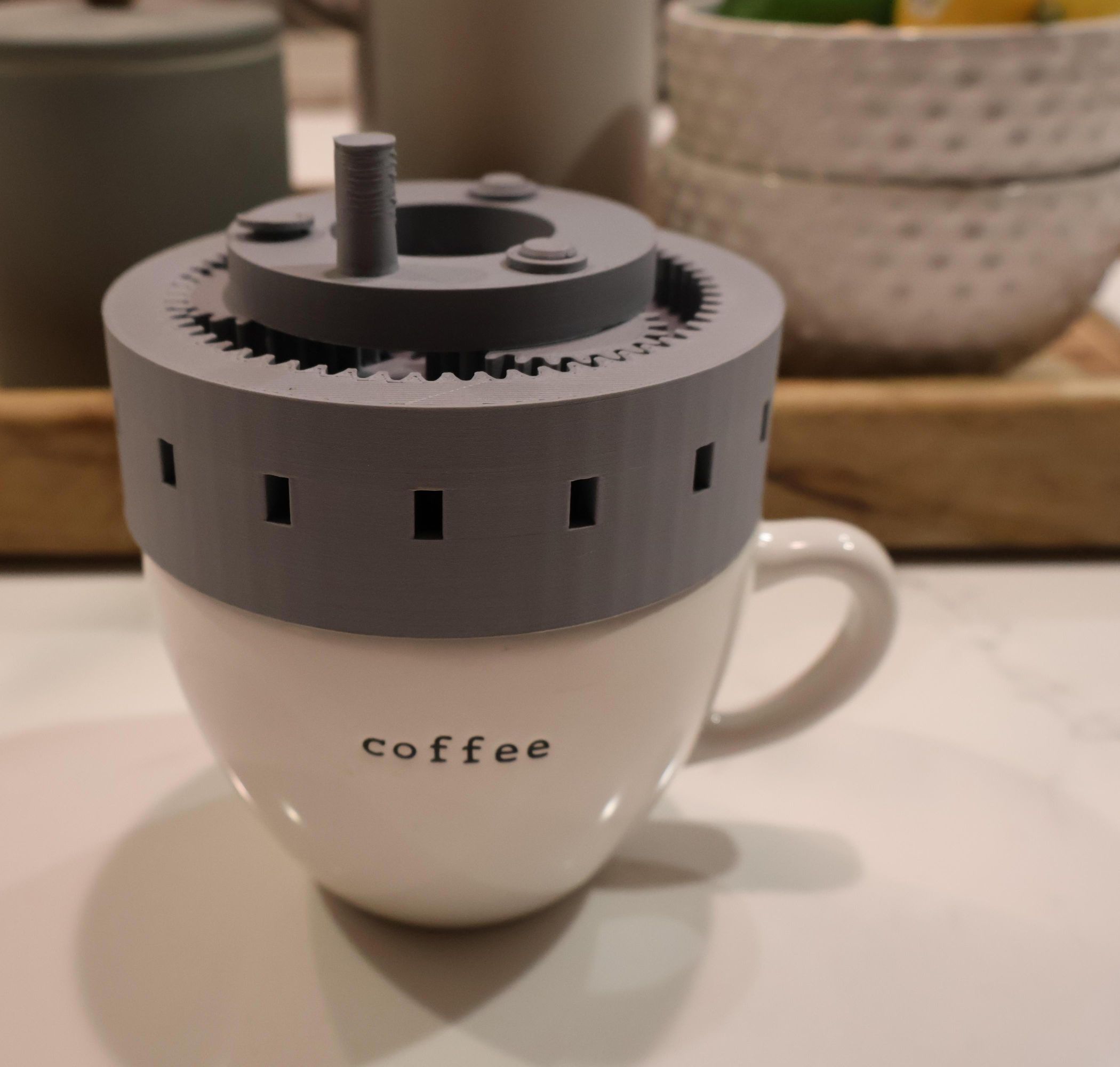 Cocoa Cooler (3D Printed Planetary Gears to Cool Hot Drinks Quickly ...