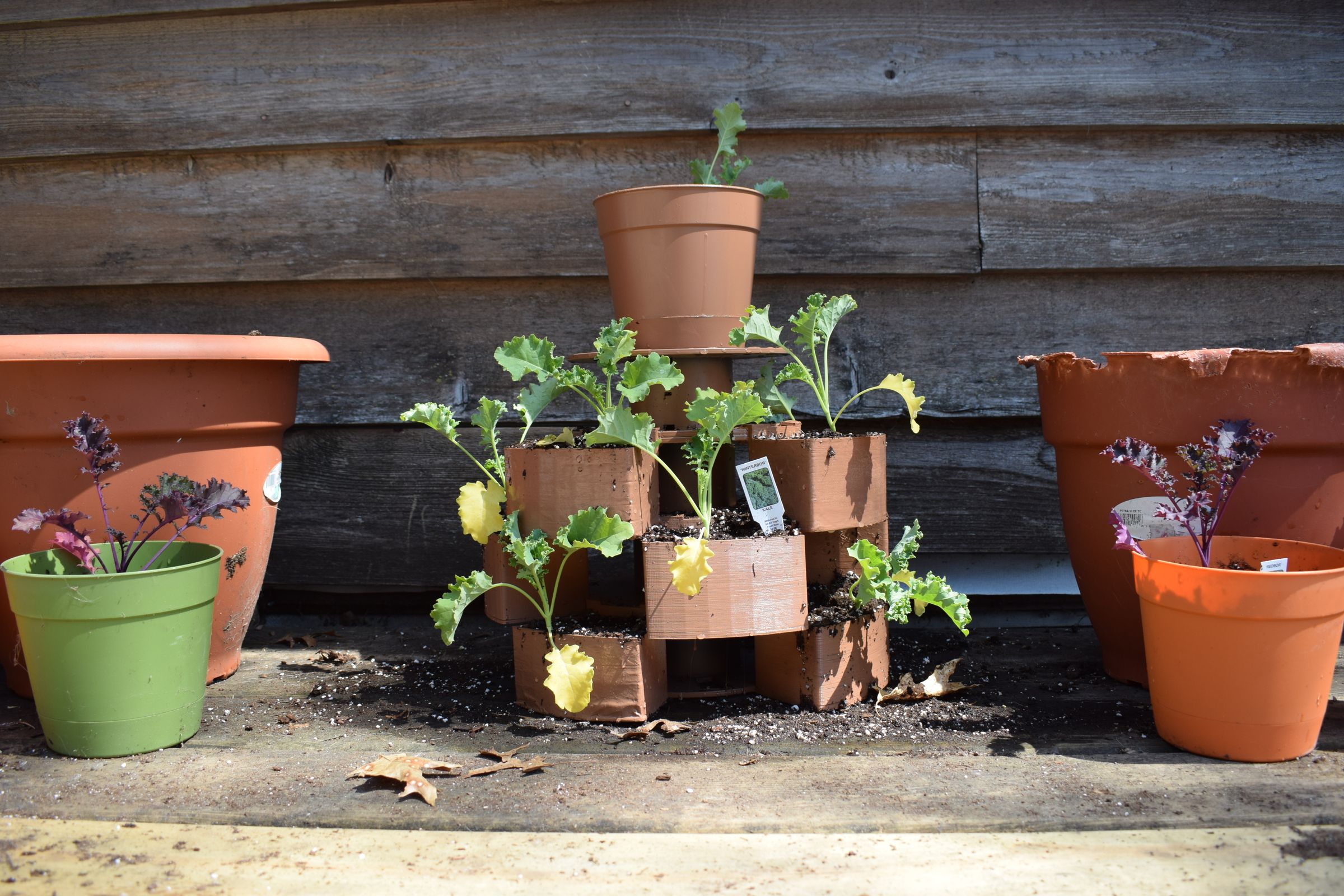 Stackable 3D Filament Spool Garden : 6 Steps (with Pictures ...