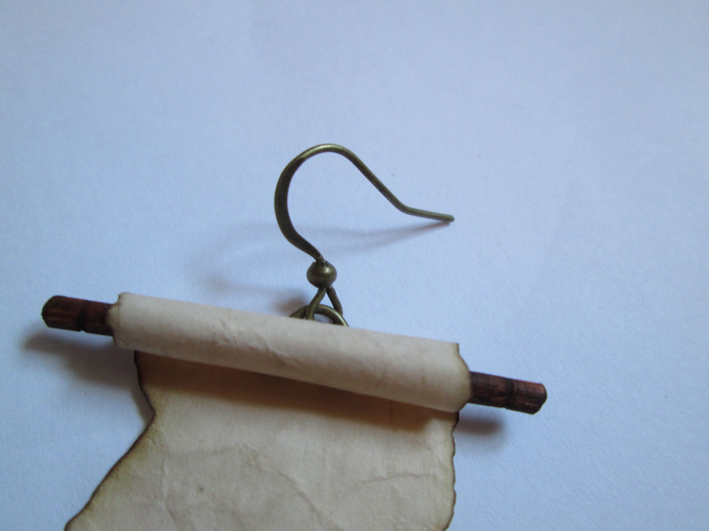 Make Spell Scroll Earrings With Hidden Messages : 6 Steps (with ...