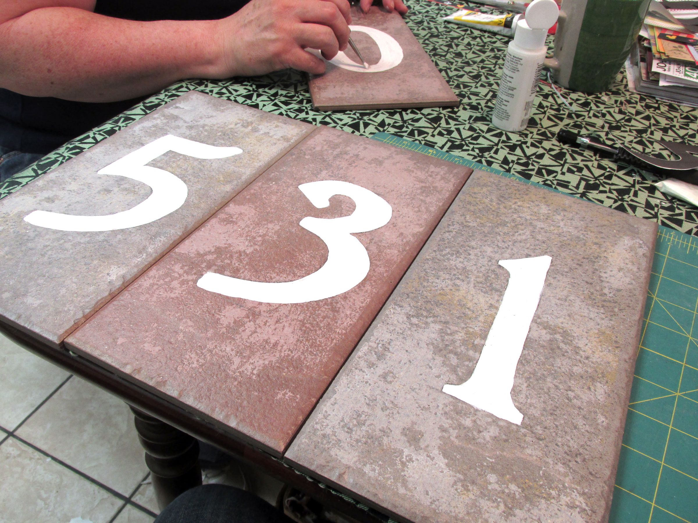 Hand Made Address Plaque With Glowing Numbers & Secret Compartment ...
