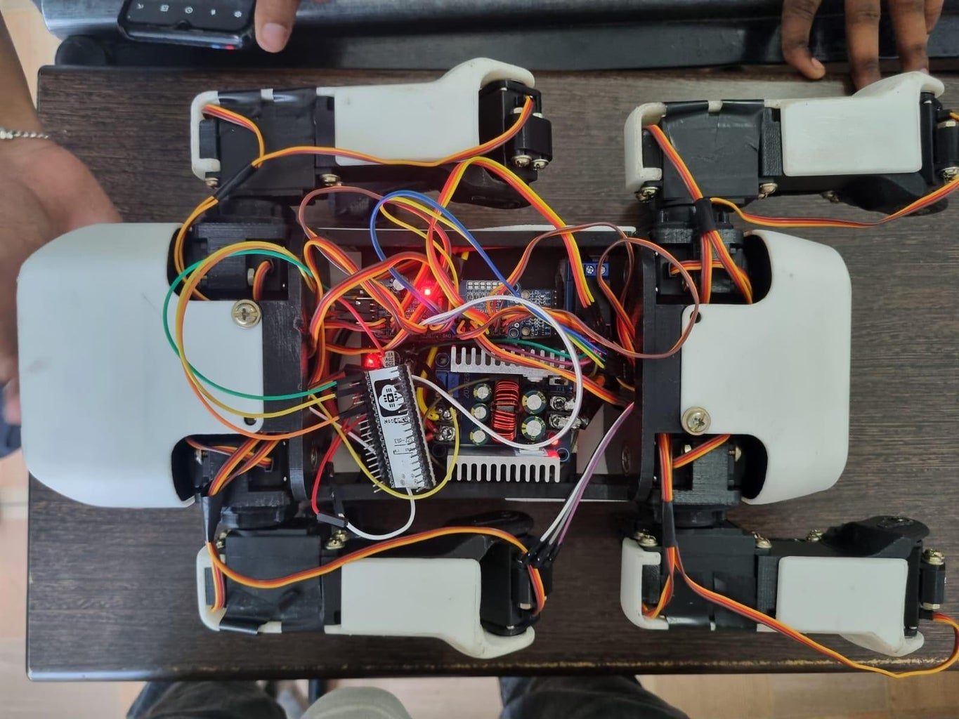 Quadruped Robot Alpha Esp32 Based Spot Micro Robot 14 Steps With
