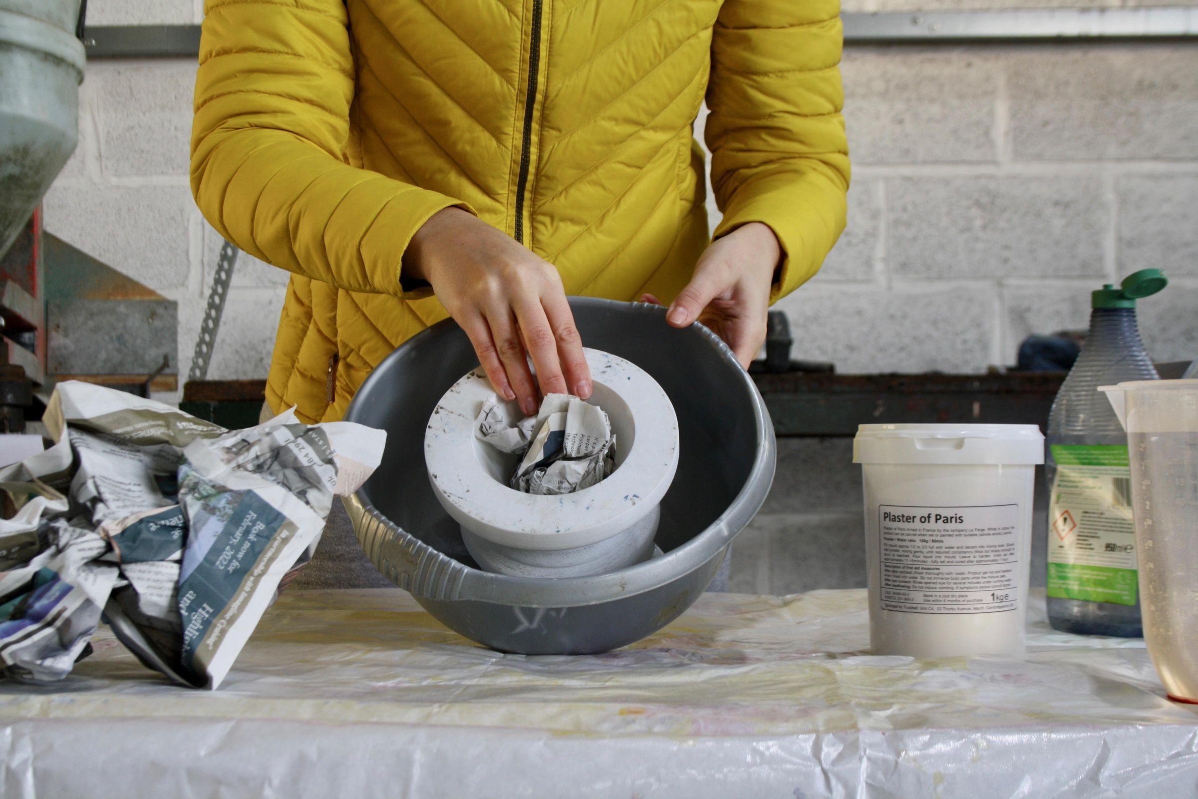 How to Plaster Cast a 3D Printed Sculpture on a Budget : 19 Steps (with ...