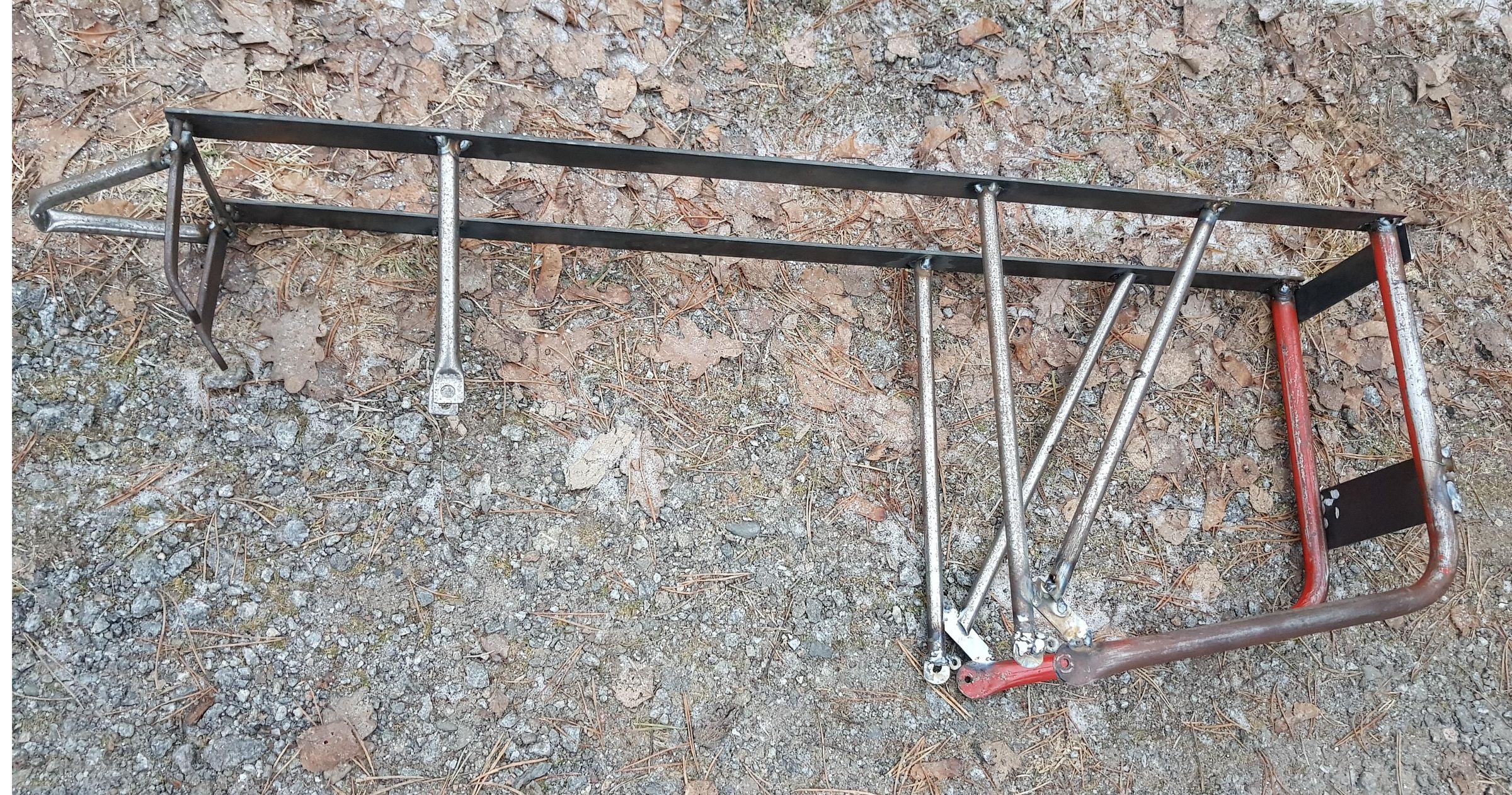 Longtail Cargo Bicycle (reversible, Bolted to Frame) : 6 Steps ...