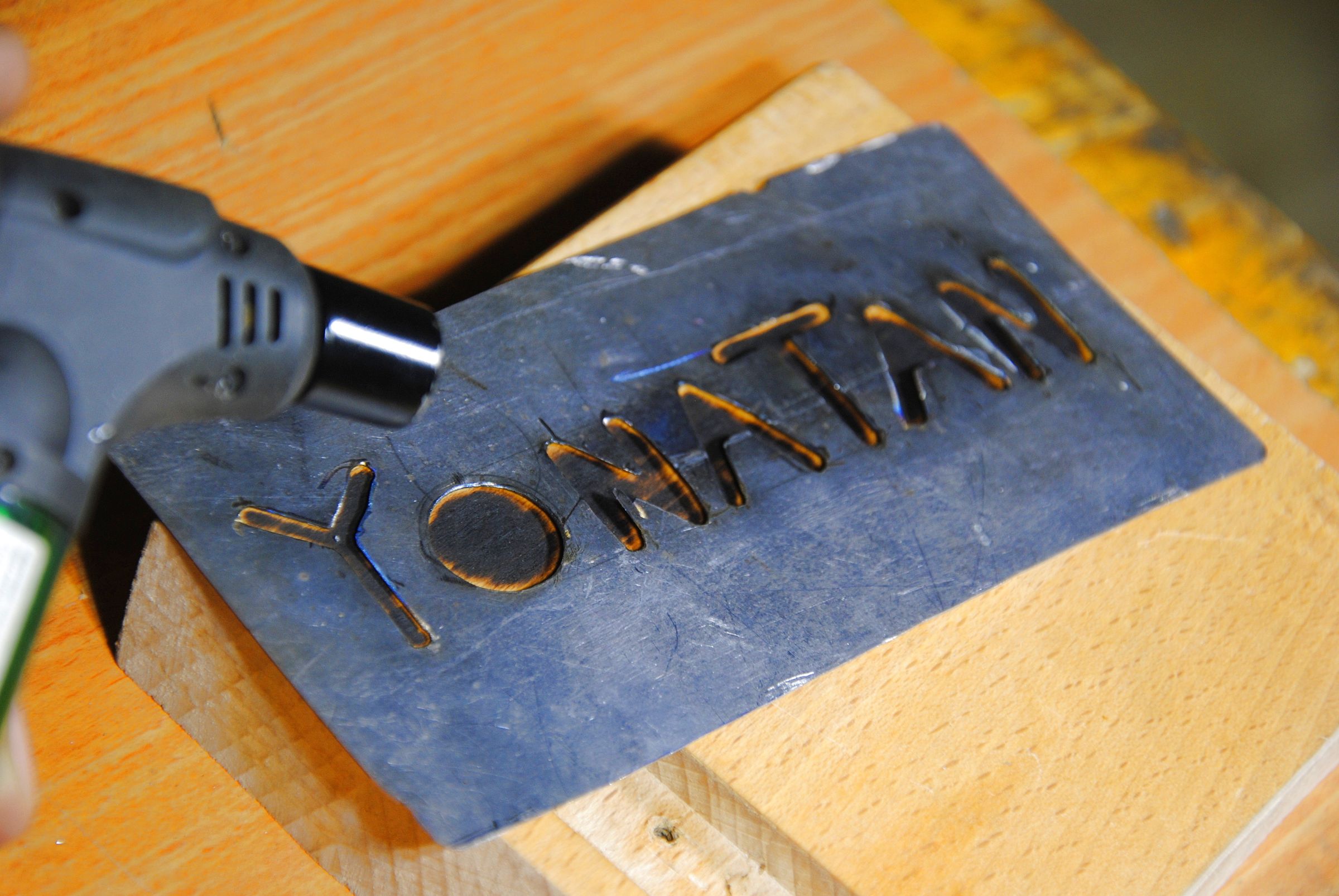 Custom DIY Metal Stencil: Engrave Your Name/Logo Without a Laser ...