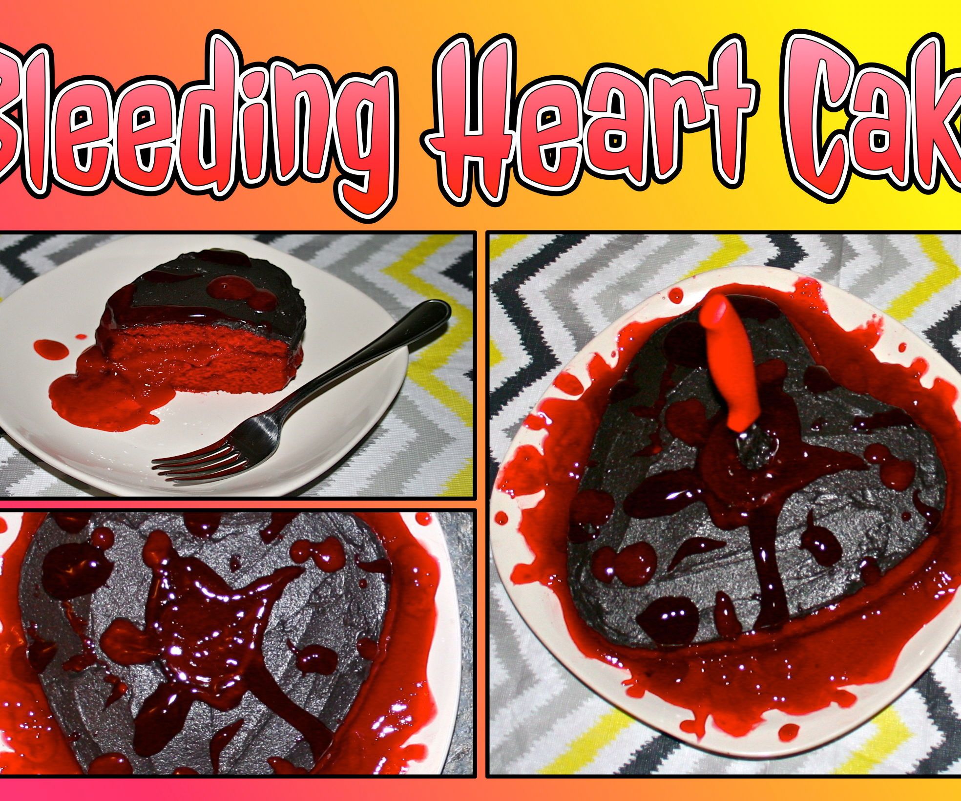 Bleeding Heart Cake : 4 Steps - Instructables