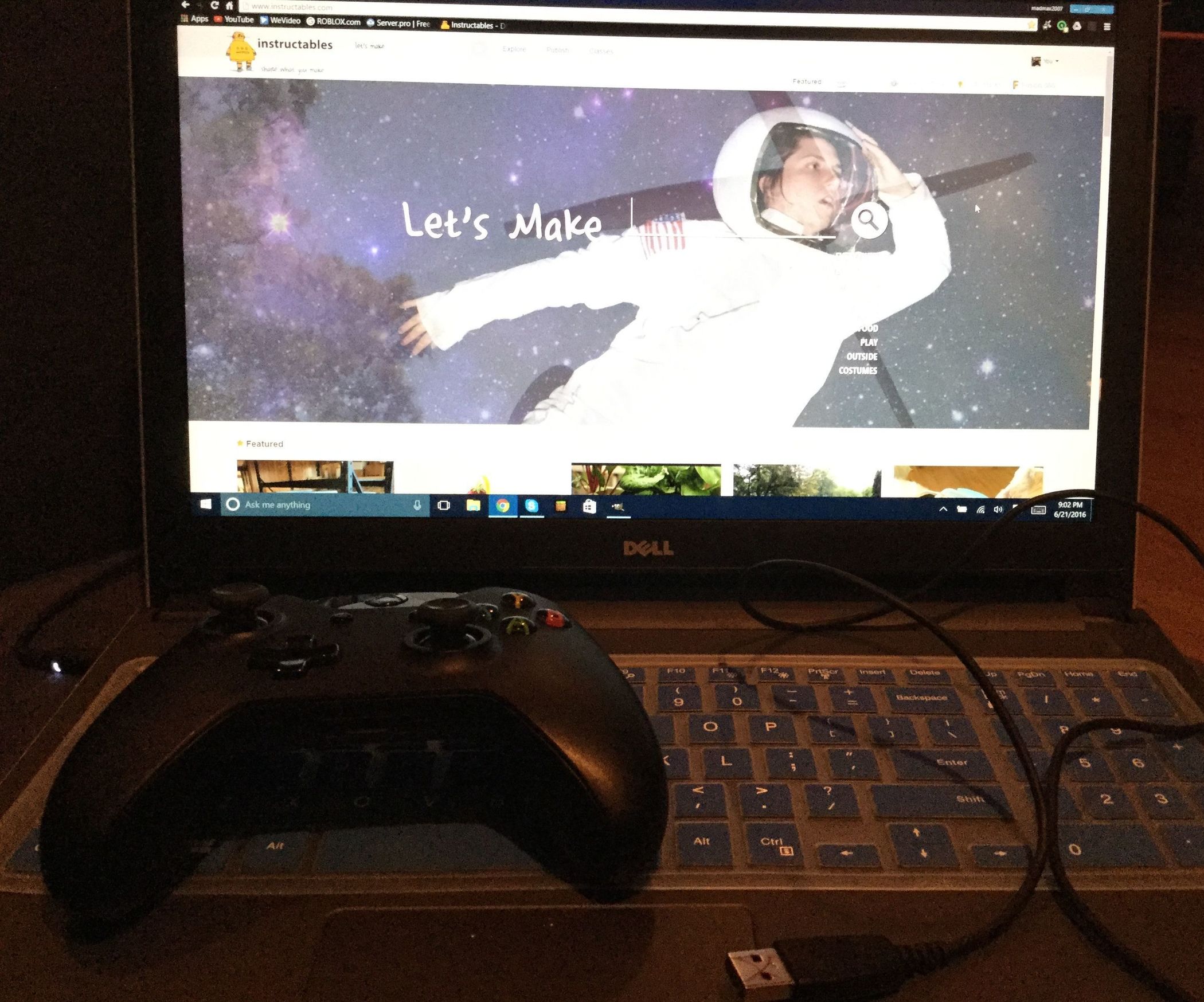 How to Use Xbox One Controller on Windows 10 : 3 Steps - Instructables