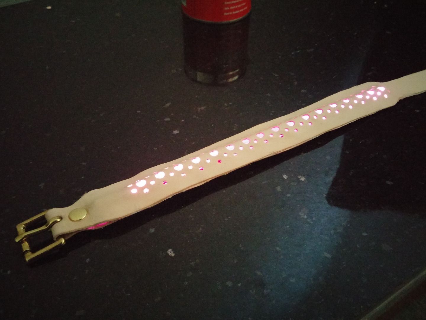 Leather Light-Emitting (LED) Dog Collar : 11 Steps (with Pictures ...