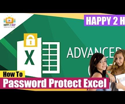 How to Put Password to Secure an Excel File.Learn on Raising Security ...