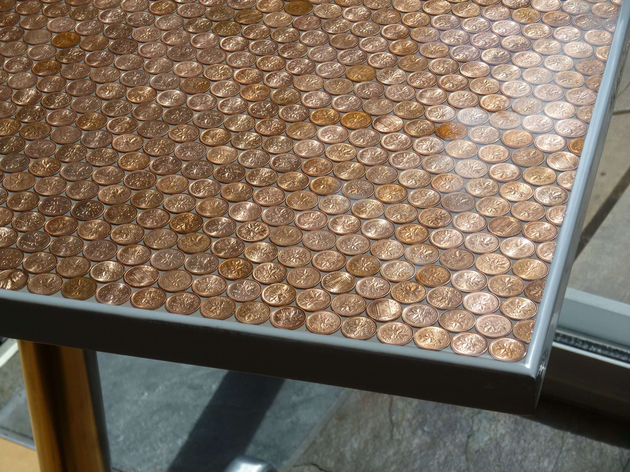 PENNY TABLE : 4 Steps (with Pictures) - Instructables
